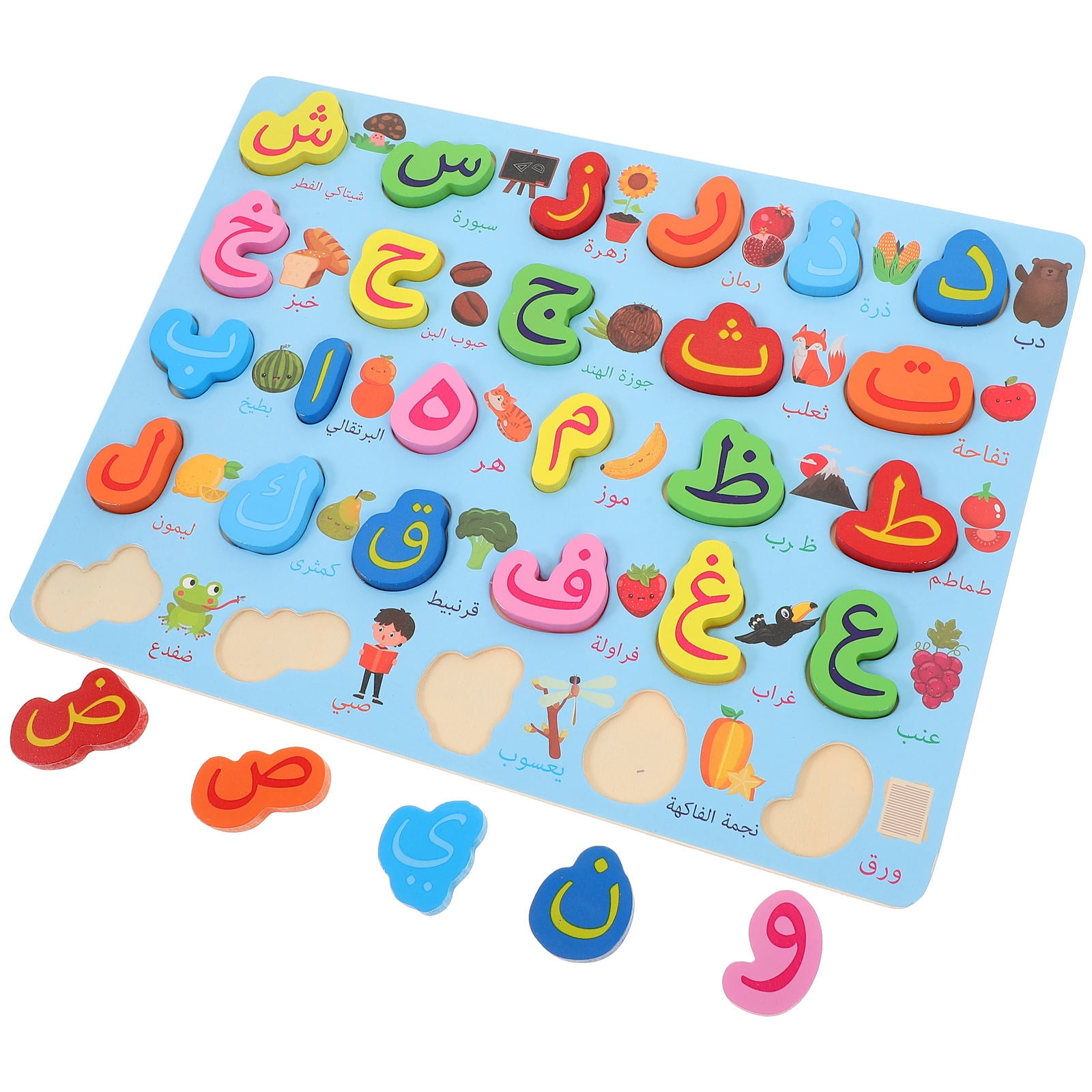 MIPCASE 1 Set Arabic Puzzle Toy for number recognition for preschoolers ...