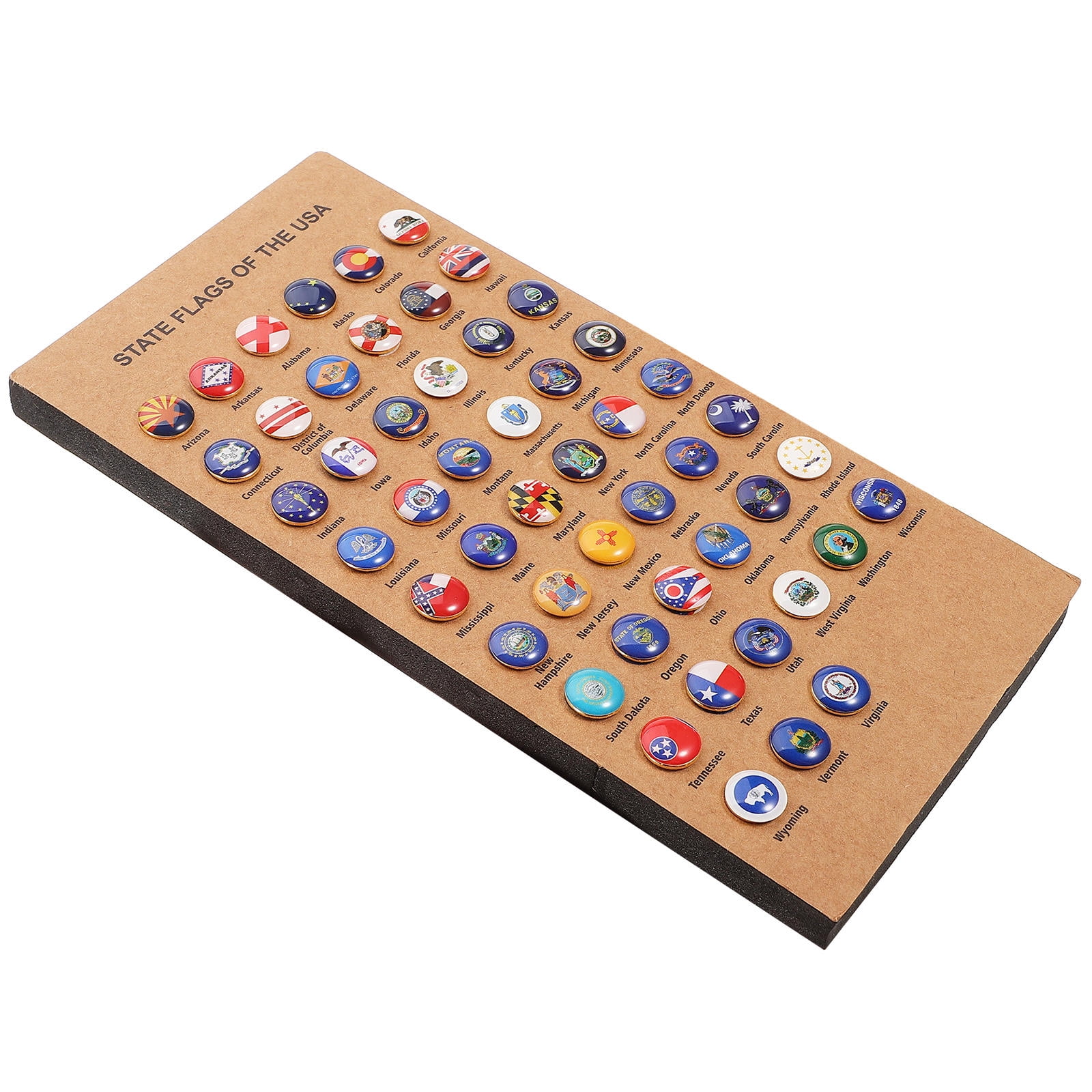MIPCASE 1 Set Travel Pin Present States Flag Pins Hang Thumbtacks ...