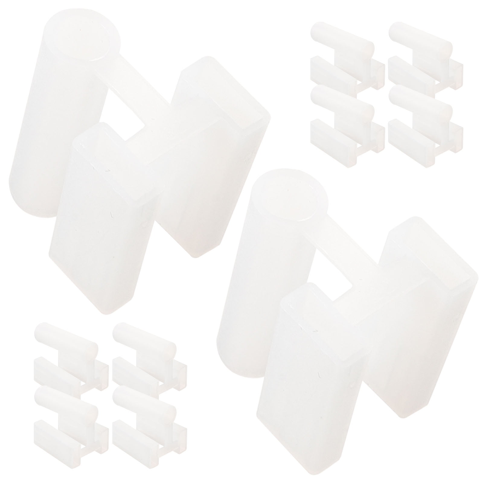 MIPCASE 100Pcs Plug Cover Electrical Caps White Childproofing Home ...
