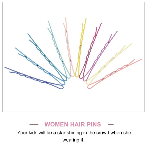 MIPCASE 100Pcs Hair Updo Accessories Random Color Metal Hair Clips for ...