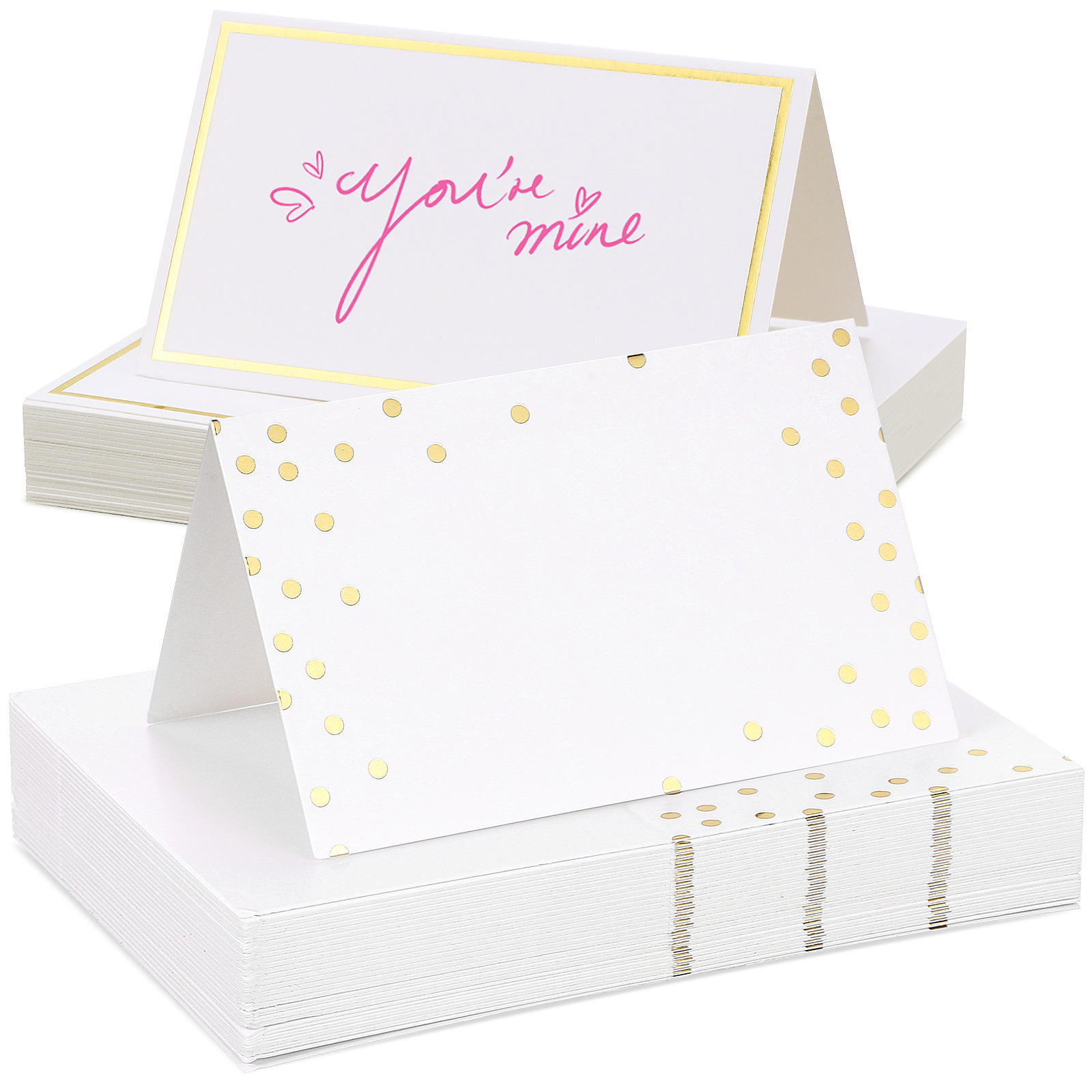 MIPCASE Name Tags For Dinner Table Paper 100Pcs 4.01X3.30In High-End ...