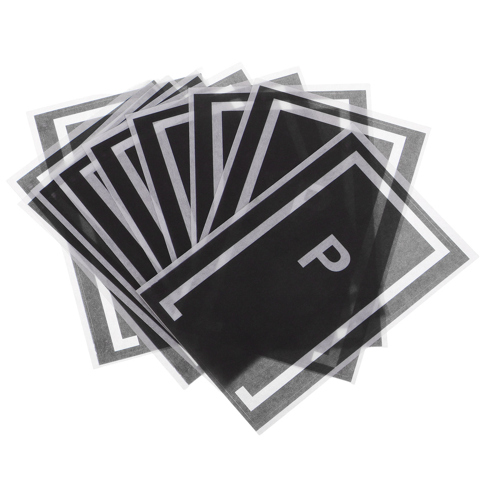 MIPCASE 10Pcs Car Decal Parking Space Sticker Removable PVC Wall Decor ...