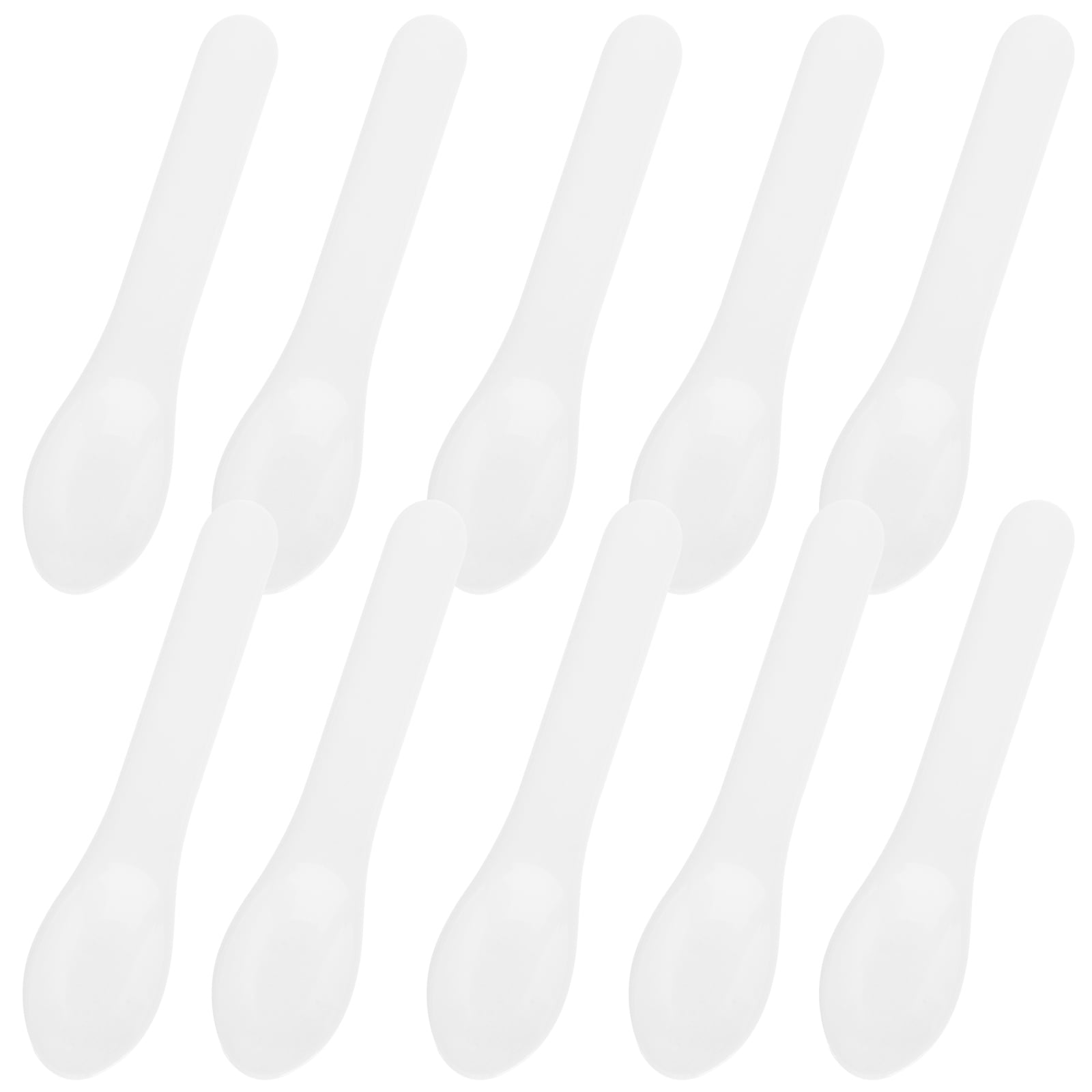 MIPCASE 10Pcs Face Cream Spoon Plastic Mini Skincare Applicator for ...