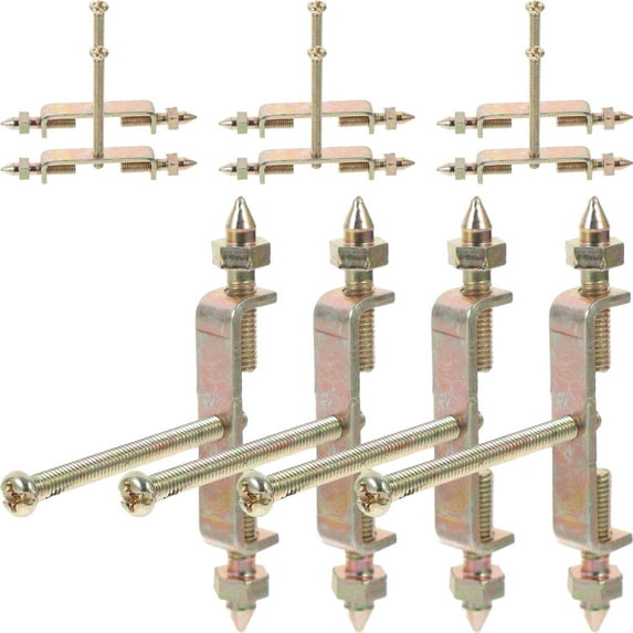 MIPCASE 10Pcs Golden Rectangular Electric Mounting Box Rod for Junction ...