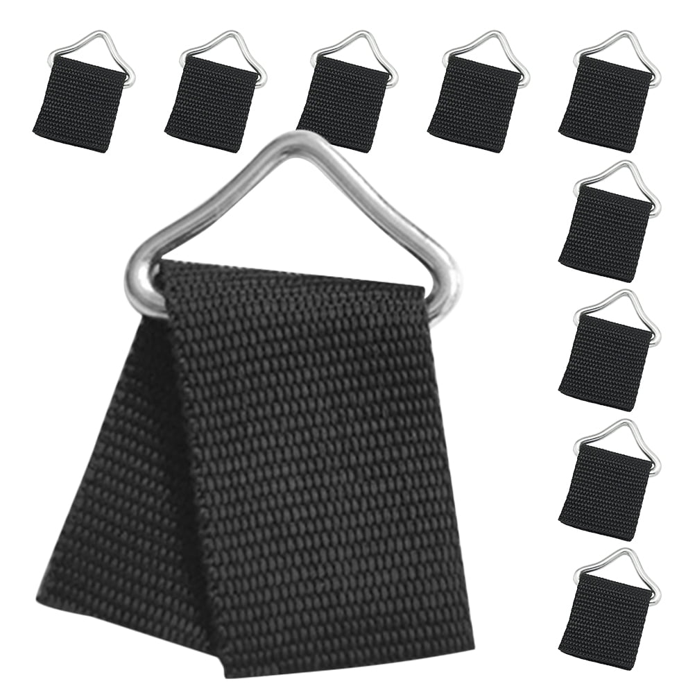 MIPCASE 10Sets High Strength Triangle Rings for Trampoline Accessory ...