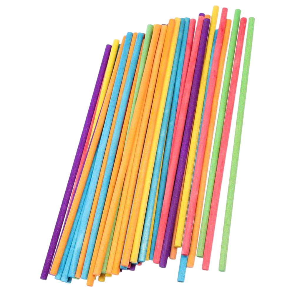 MIPCASE 150pcs Music Sticks Instruments Wood Assorted Color Teaching ...