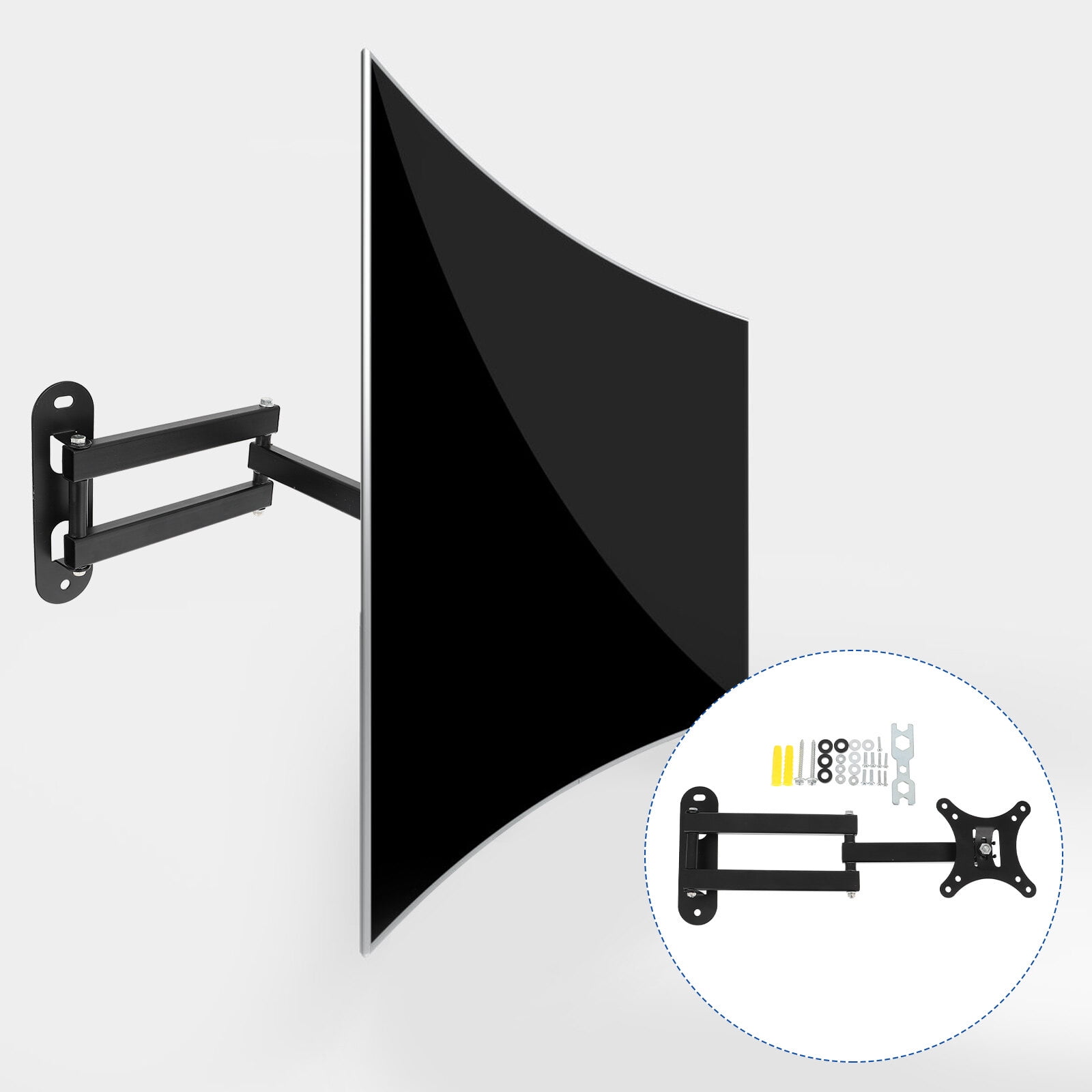 MIPCASE 1Pack Adjustable Monitor Mount for 10-27 Inch Screens with ...