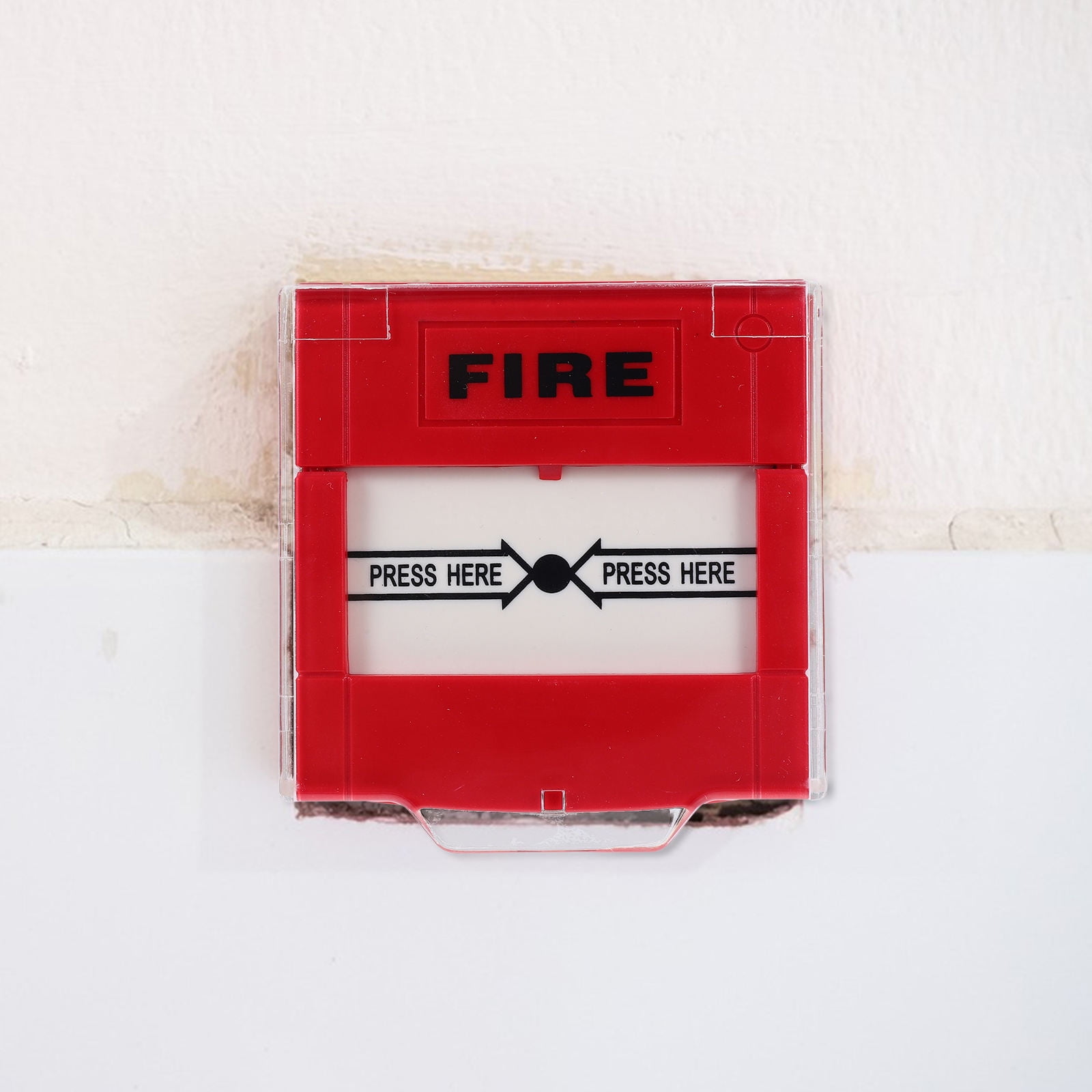 MIPCASE Manual Reset Fire Alarm Button Red Emergency Call Switch with ...