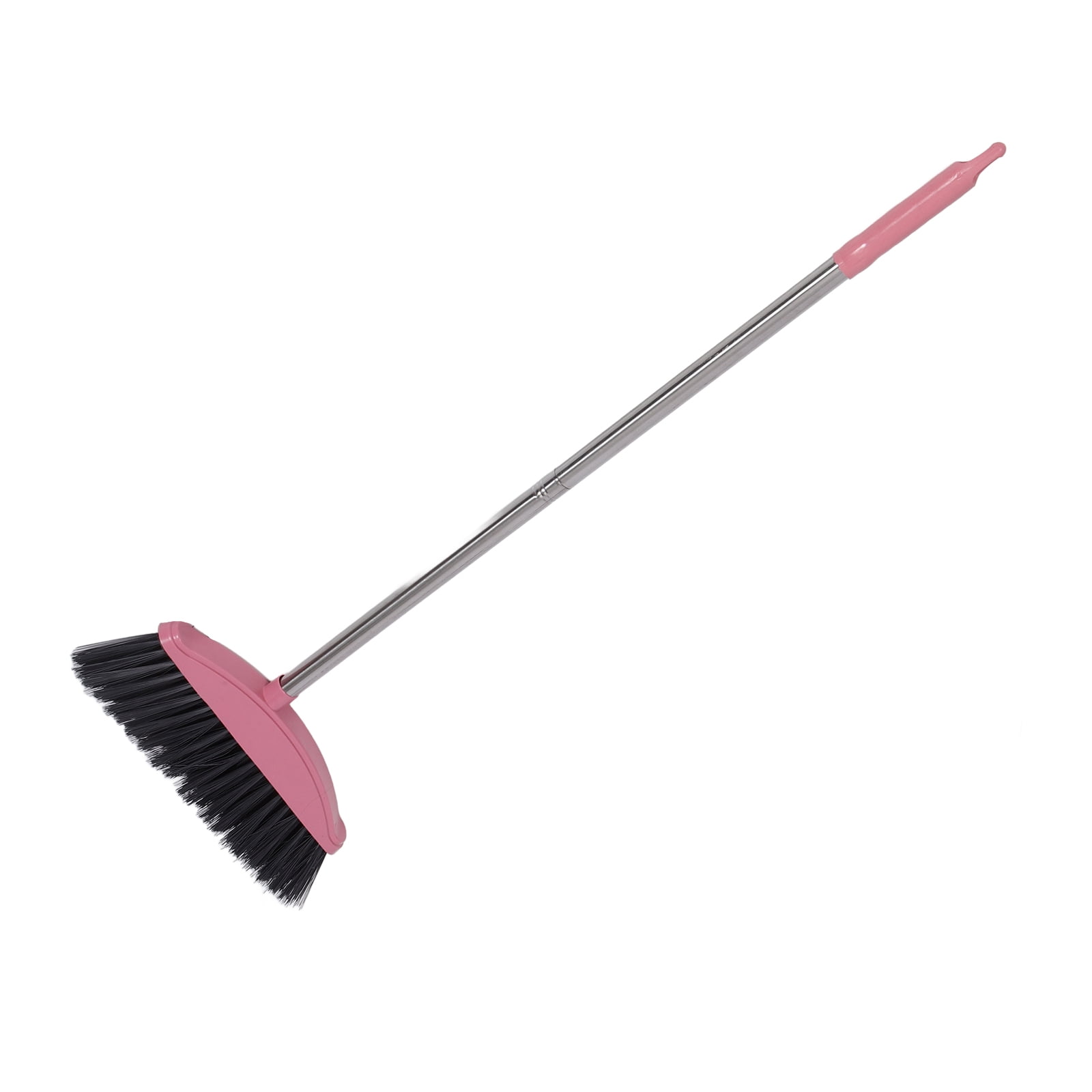 MIPCASE 1Pack Hardwood Floor Broom Pink Stainless Steel Compact Design ...