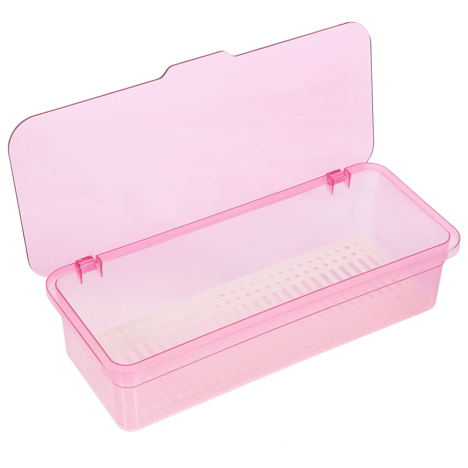 MIPCASE 1Pack Pink Rectangular Countertop Utensil Holder for Chopsticks ...