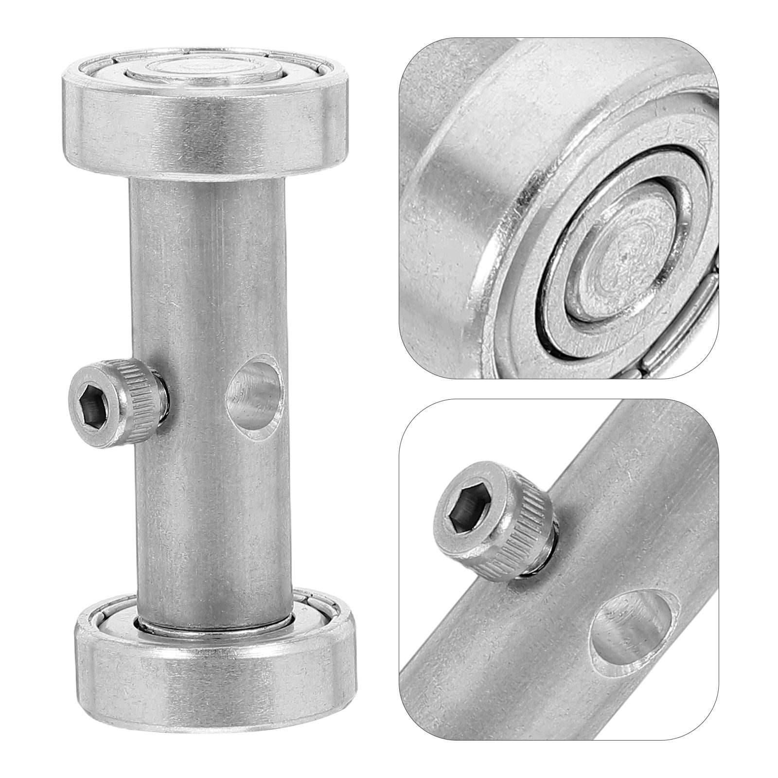 MIPCASE 1Pack Screwdriver Attachment Roller Silver Metal Precision Tool ...