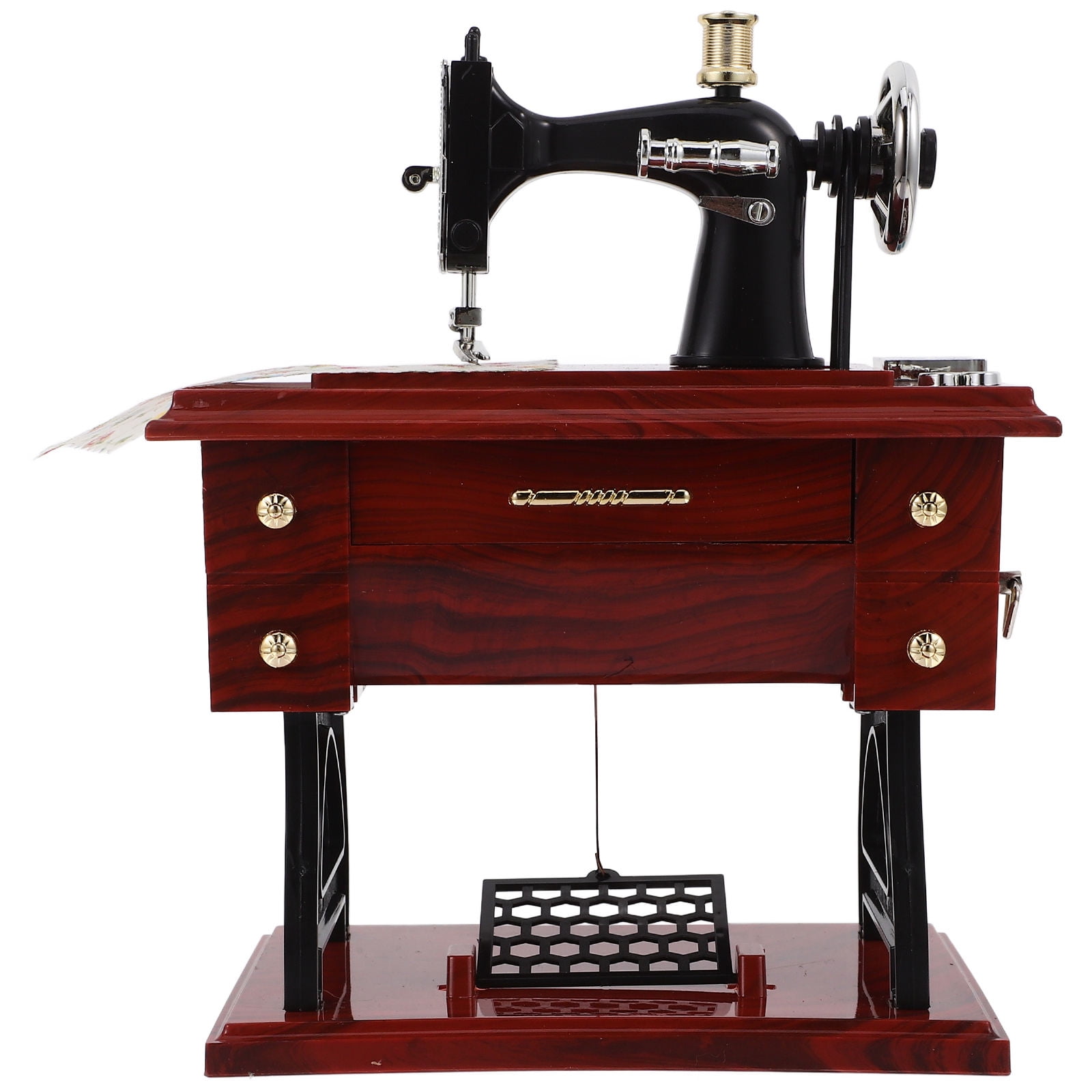 MIPCASE 1Pcs Vintage Sewing Music Box 20x9.5x17cm In Rectangular Shape ...