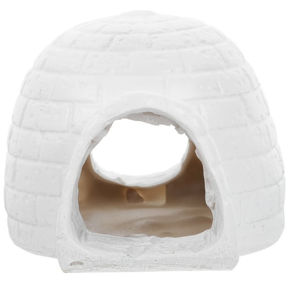 MIPCASE Mini Aquarium Hide Igloo Model Resin Fish Tank Accessory 1Pack ...