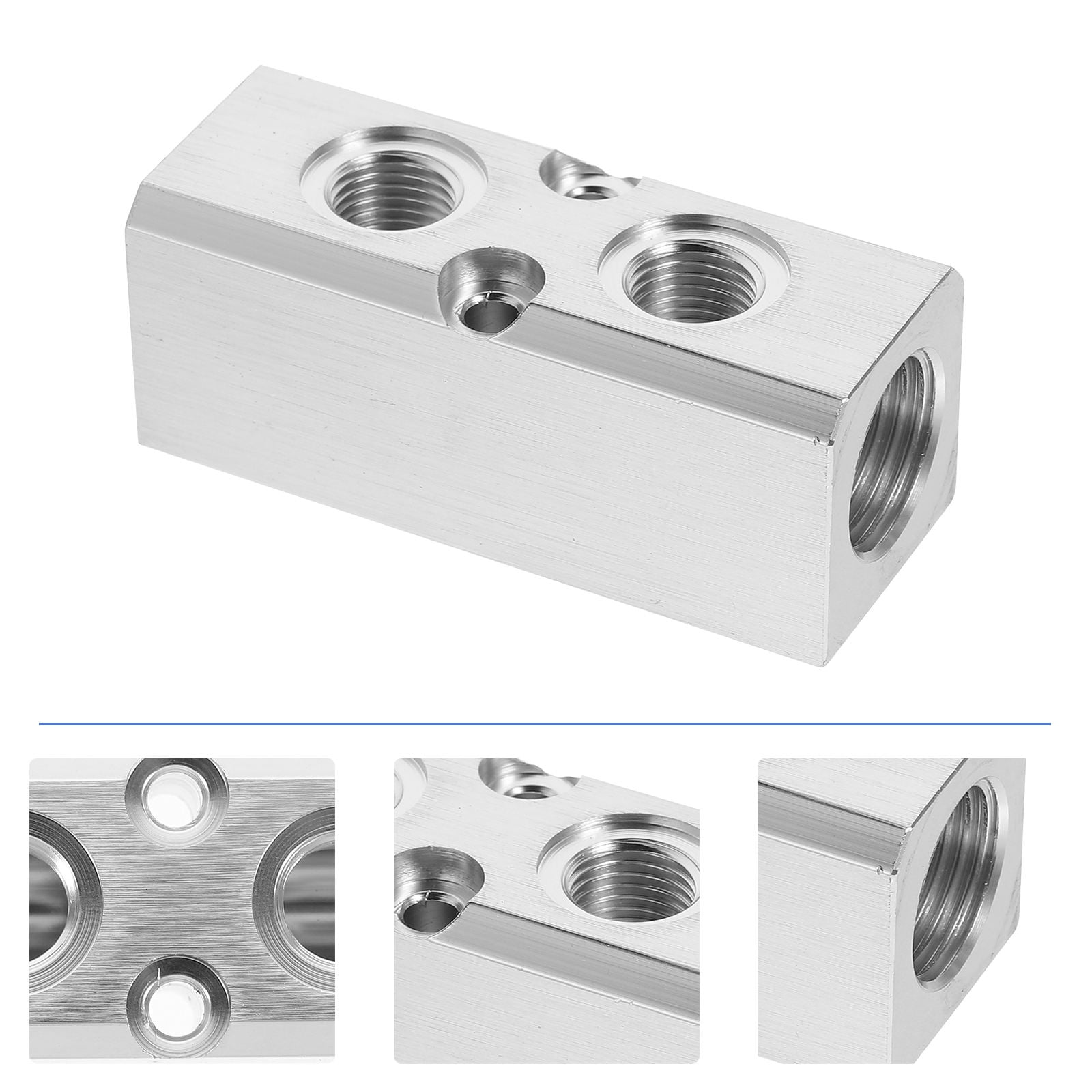 MIPCASE 1Set Pneumatic Manifold Fitting Iron Zinc Alloy Air ...