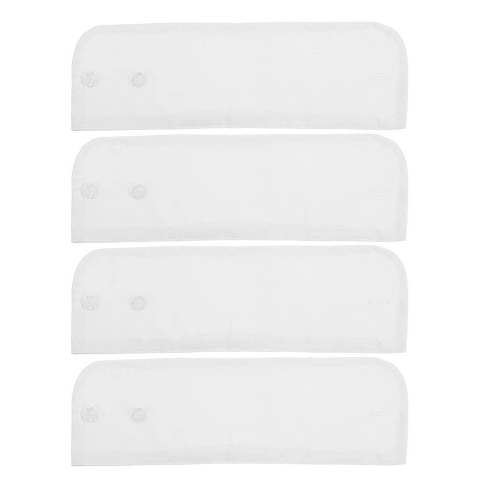 MIPCASE 2 Pairs White Cuffs For Sleeves Detachable Fake Hand Cuffs ...
