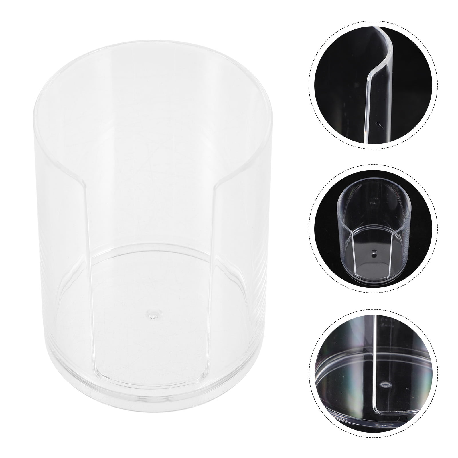 MIPCASE 2Pcs Acrylic Paper Cup Holder Storage Rack with Smooth Rounded ...