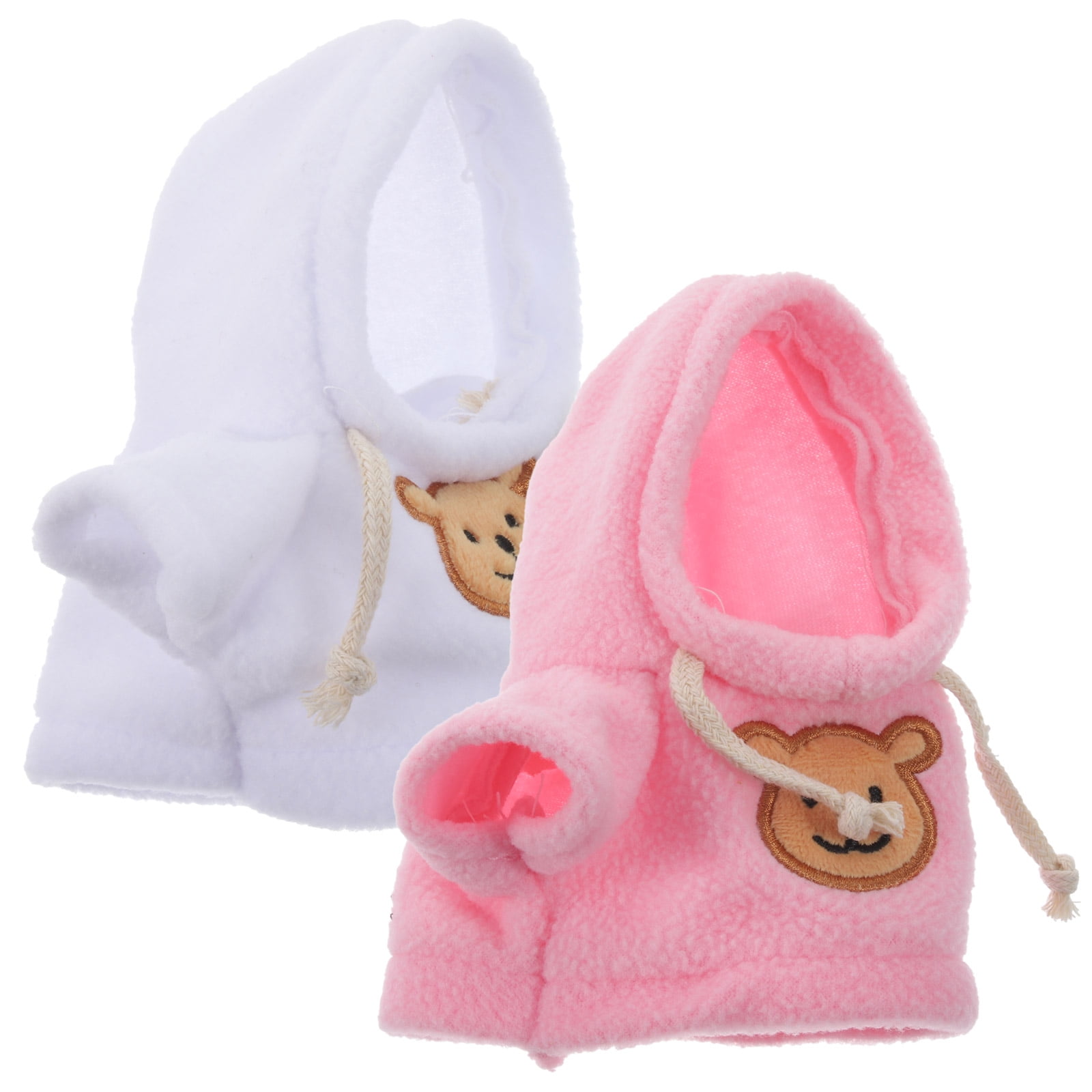 MIPCASE 2Pcs Mini Bear Clothes Suit Hoodie Shape Assorted Color Fabric ...