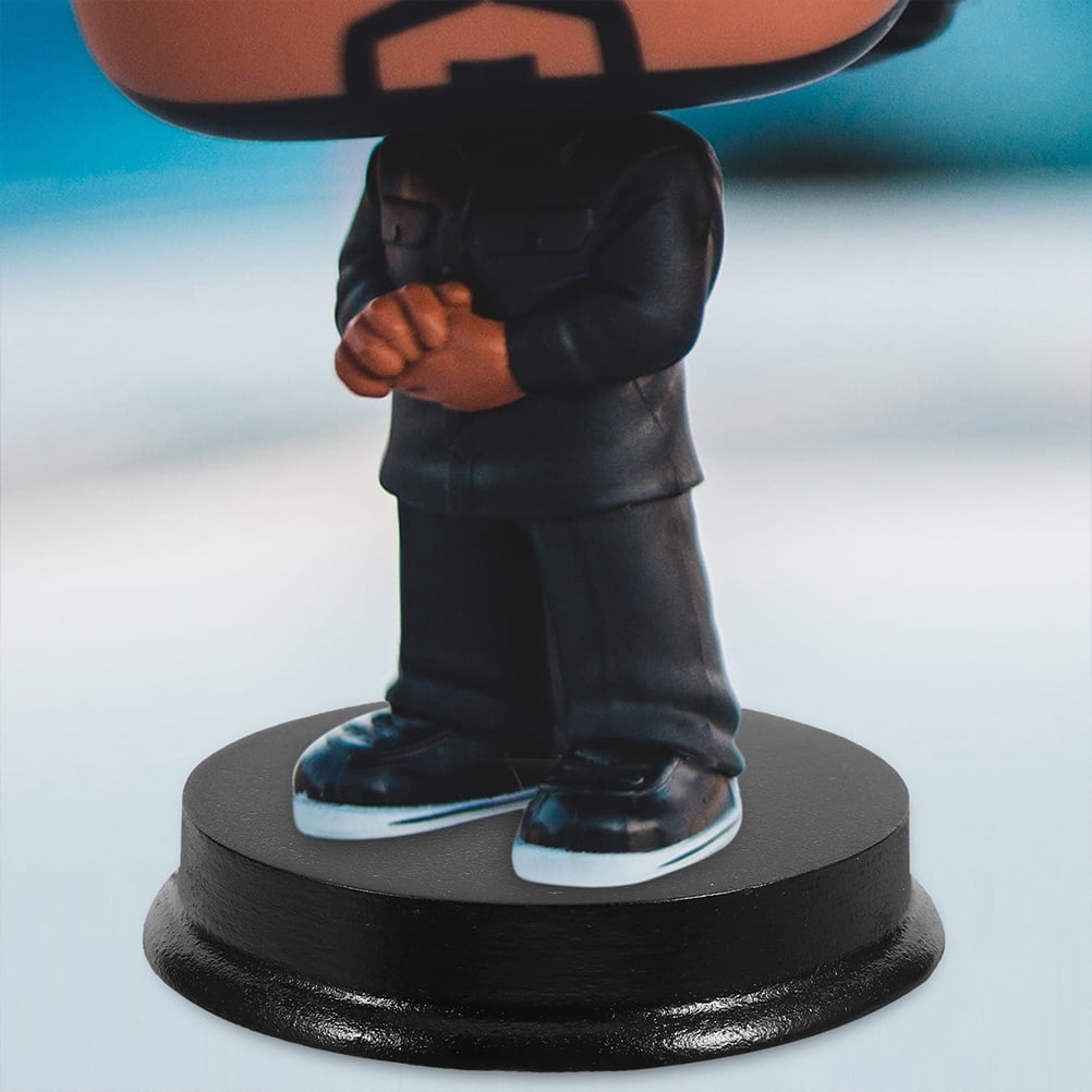 MIPCASE 3pcs Action Figures Stands Black Wooden Base for Collectors ...