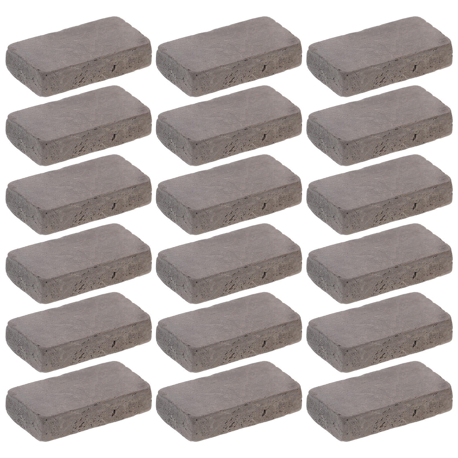 MIPCASE Dollhouse Supplies Mini Bricks Dark Grey 40Pcs For Terrarium ...