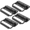 MIPCASE 4Pcs Black Rectangular Spring Loaded Surface Mount Handle for ...