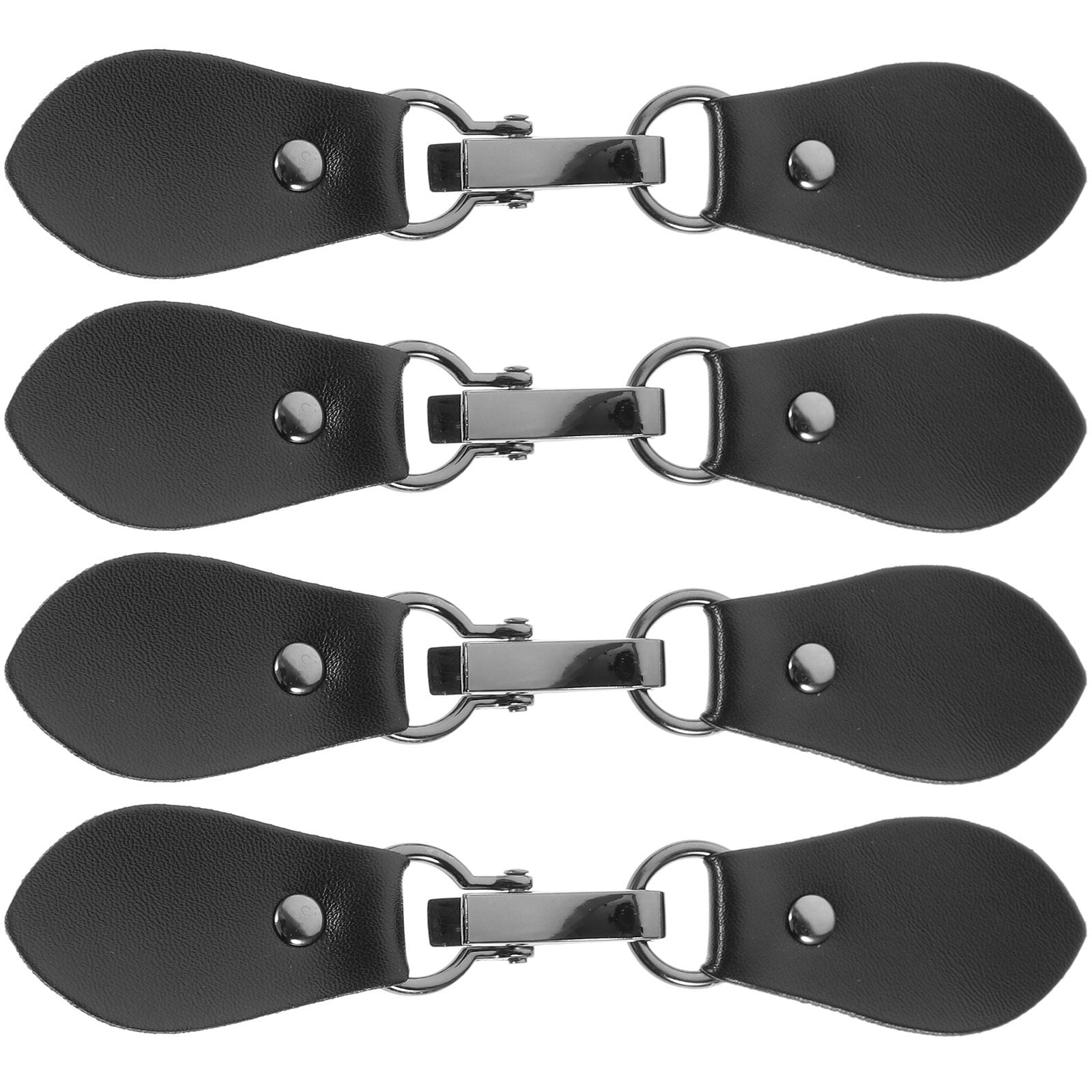 MIPCASE 4Pcs Black Coat Buckles Hook Practical Metal Fasteners for ...