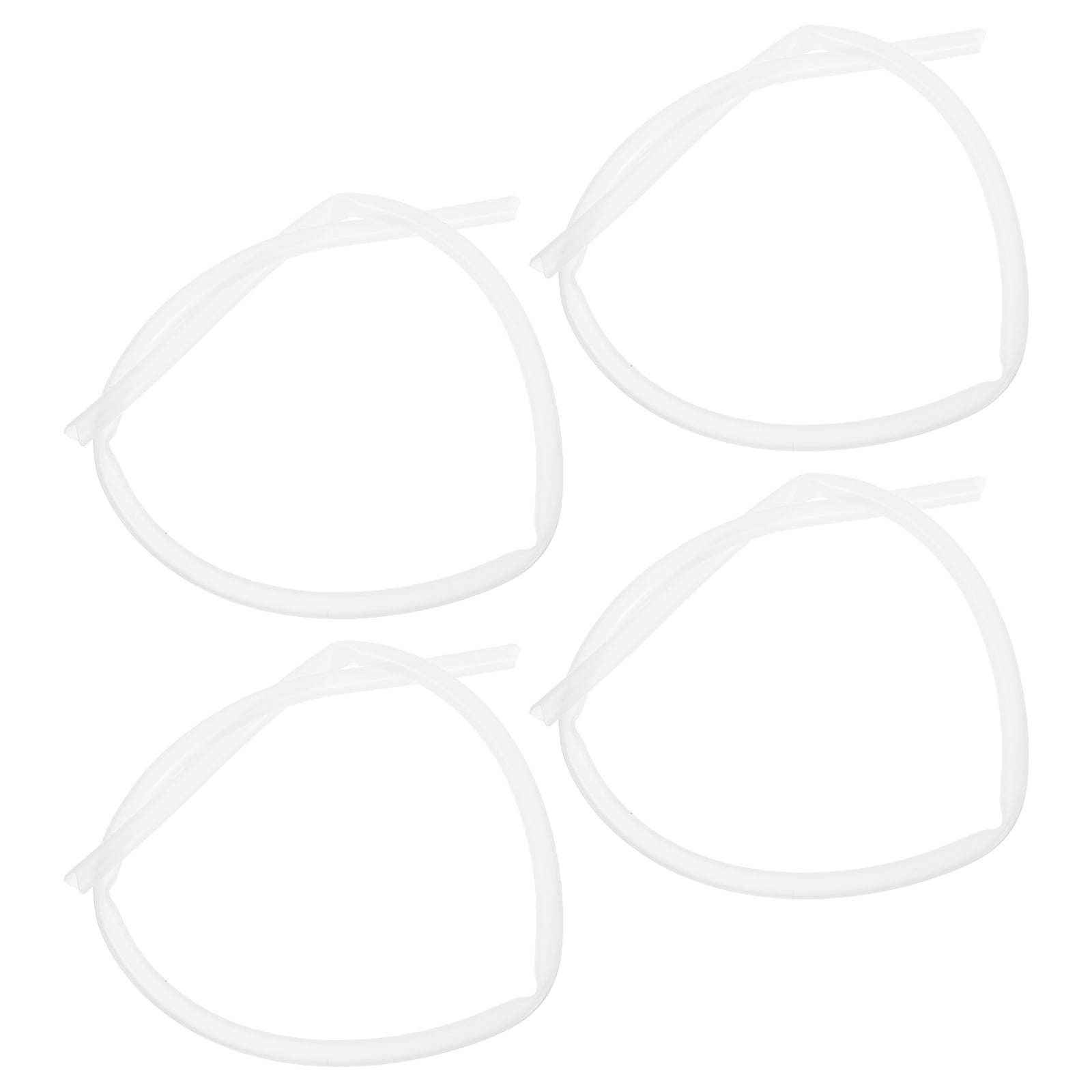 MIPCASE 4-Pack Transparent Silicone Water Tubes for Home Use Flexible ...