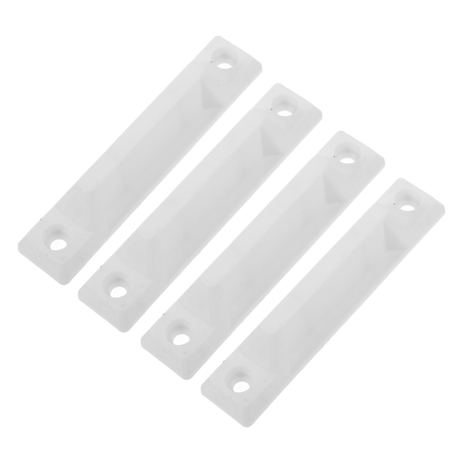 MIPCASE 4-Pack White Sliding Door Handles with Anti- Grip for Cabinets ...