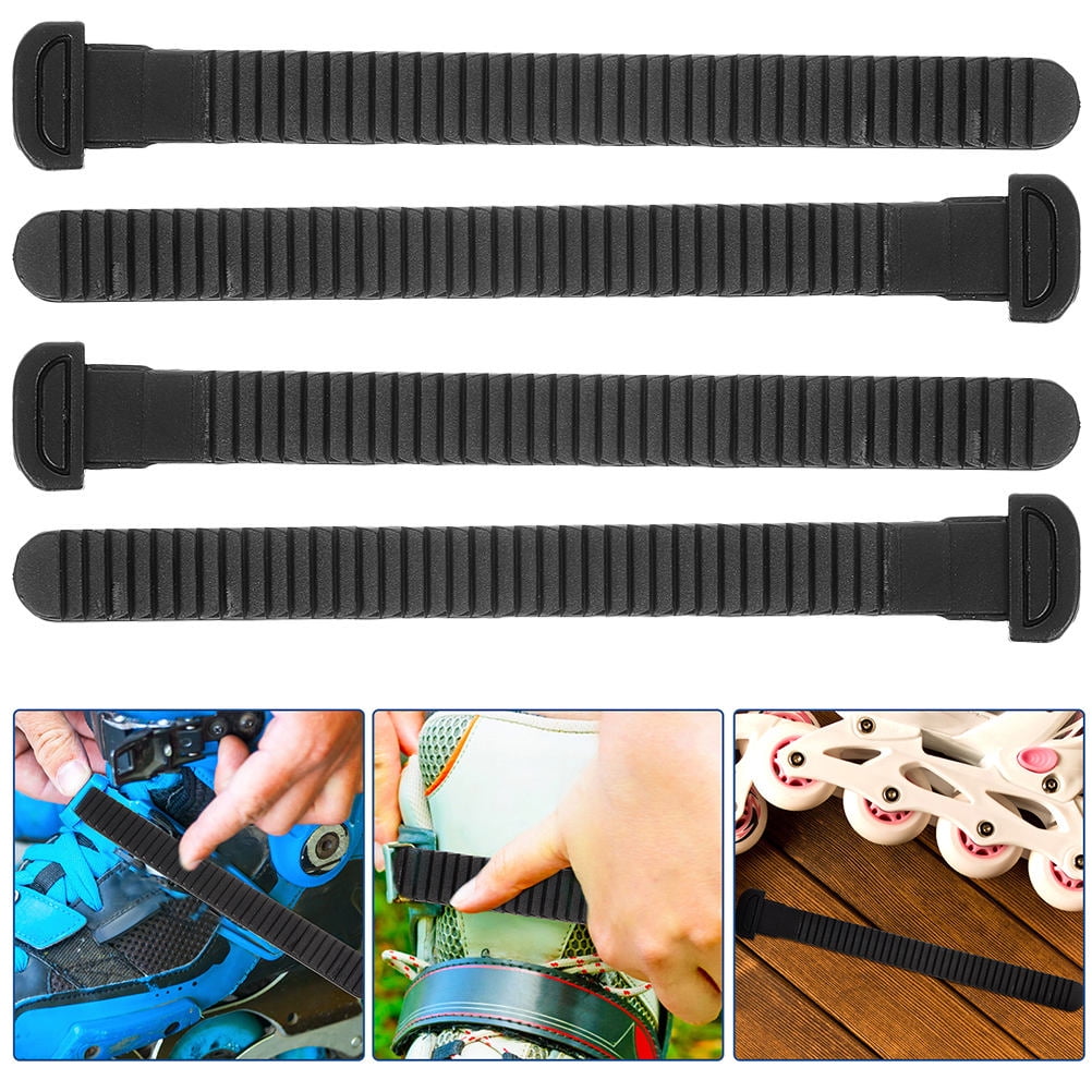MIPCASE 4Set Roller Skate Straps T-Shaped Buckle for Ice Skates Replace ...