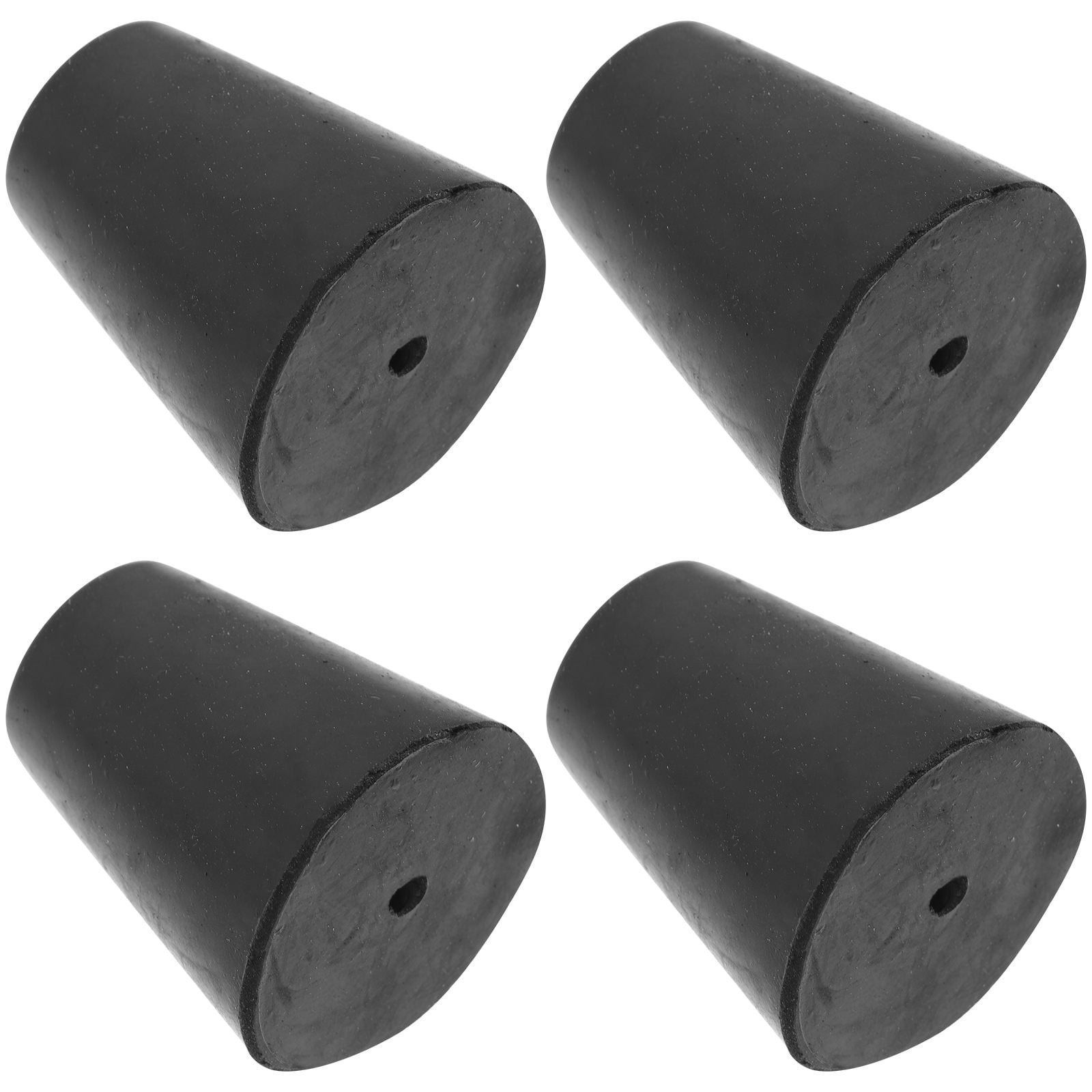 MIPCASE 4pcs Woofer Vibration Isolation Feet Black Rubber For Speaker ...