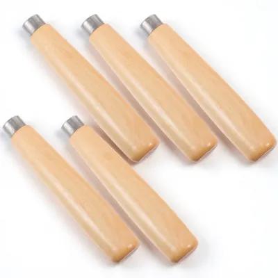 MIPCASE 5-Pack Wooden Rake Handles Replacement Set for Garden Tools ...
