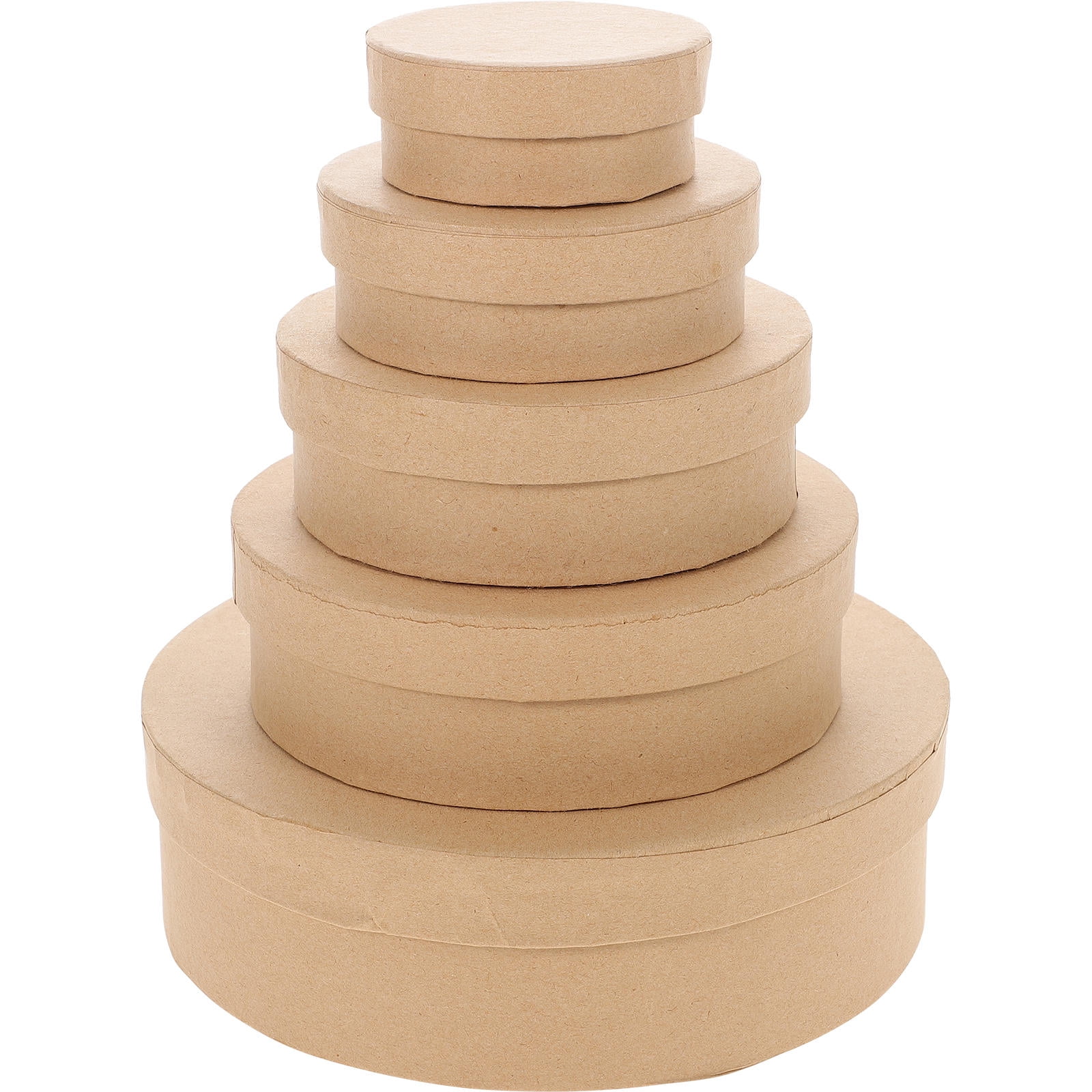 MIPCASE 5Pcs Round Cardboard Candy Treat Present Boxes for Party Favors ...