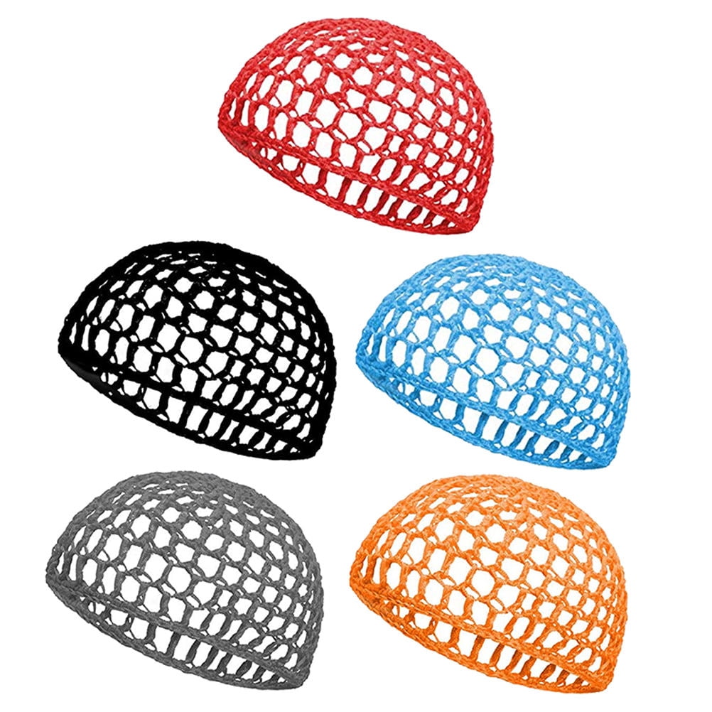 MIPCASE 5pcs Crochet Hair Net For Women Sleeping Mesh Hair Covers For ...