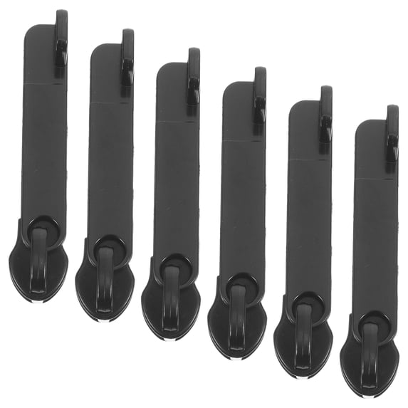 MIPCASE 6Pcs Black Zipper Replacement Kit Heavy Duty Metal Pull Tabs ...