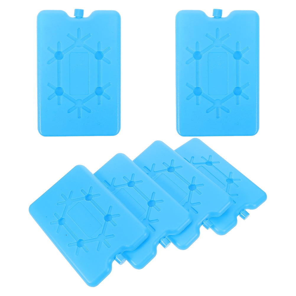 MIPCASE 6Pcs Reusable Ice Pack Plastic Blue For Travel - Walmart.com