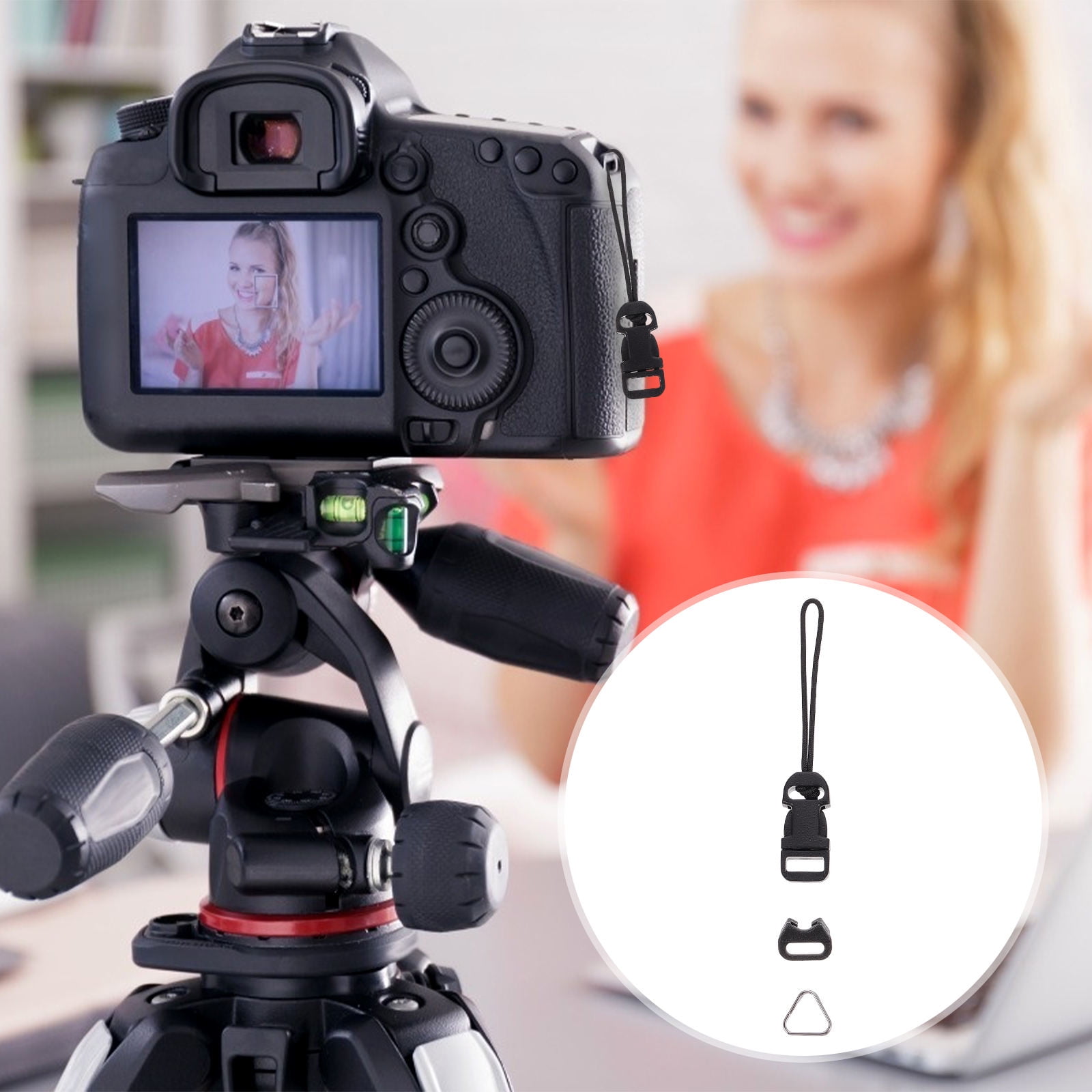 MIPCASE 8 Pcs Hand Strap Connection Camera Straps Quick Release Black ...