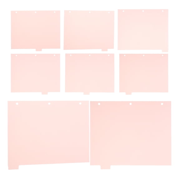 MIPCASE Pink Plastic Binder Dividers for 3 Rings Binder with Tabs for ...