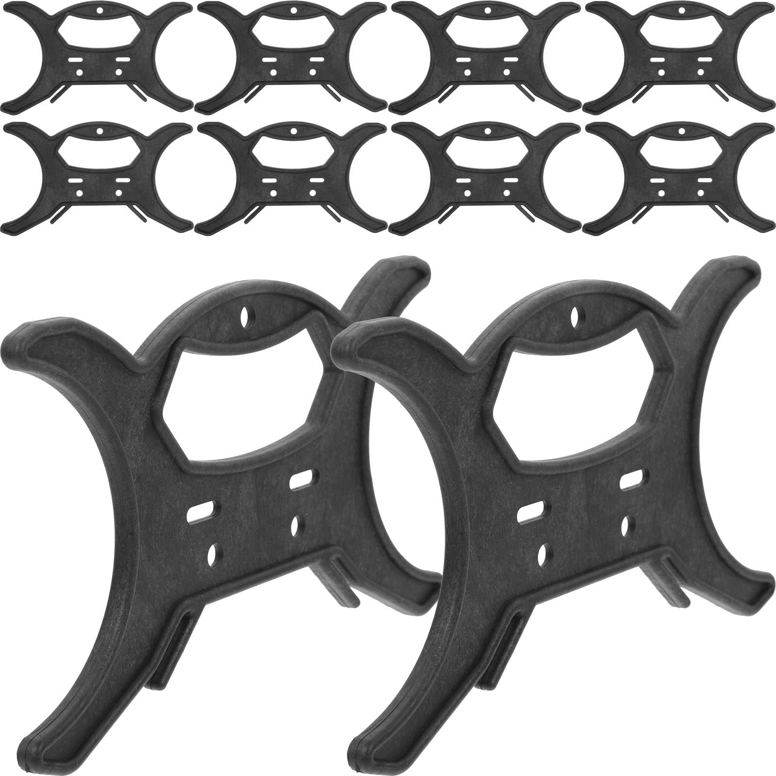 MIPCASE 8Pcs Cable Holder for Wires Black Plastic Portable Storage ...