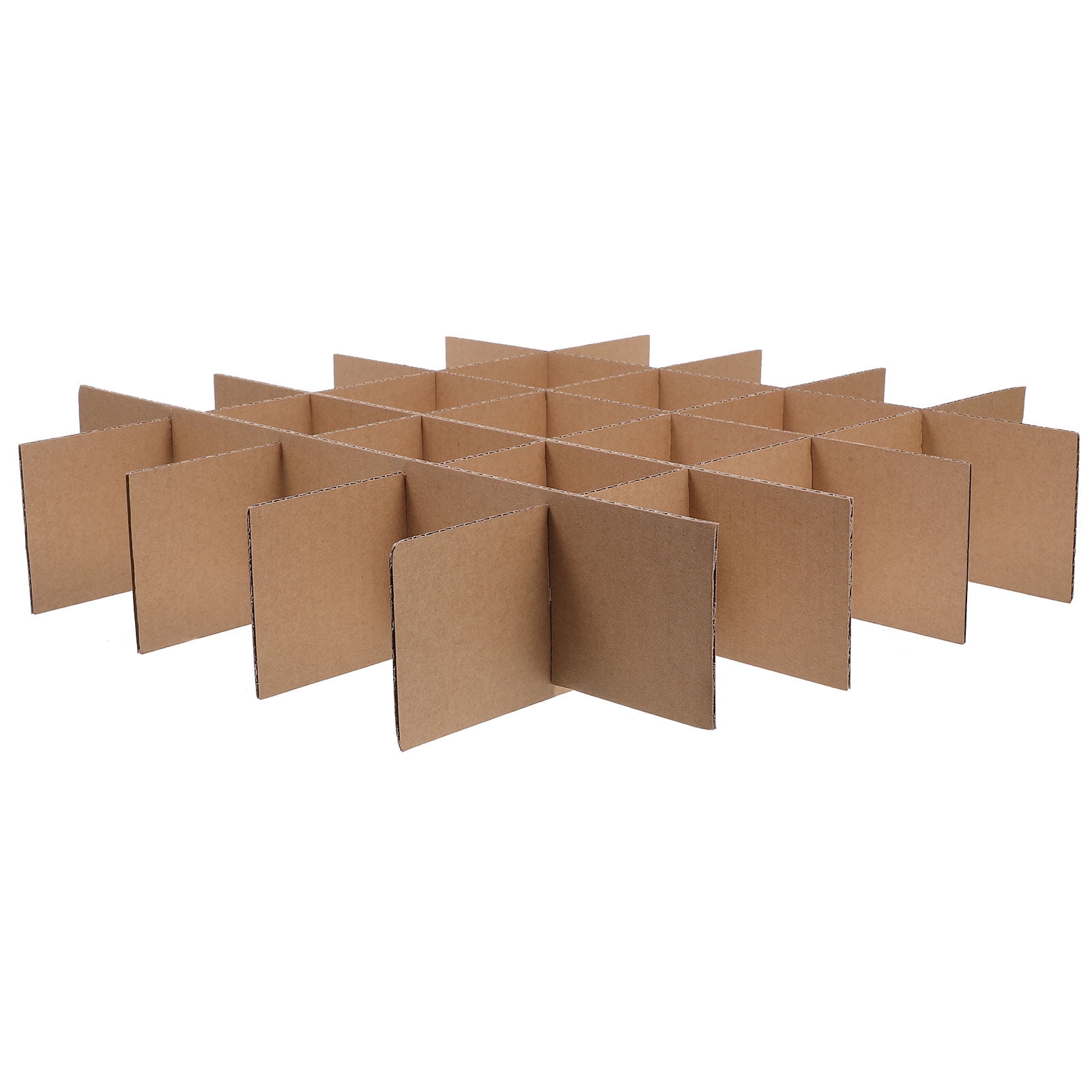 MIPCASE 8Pcs Light Brown Cardboard Divider Grid Design for Shipping ...