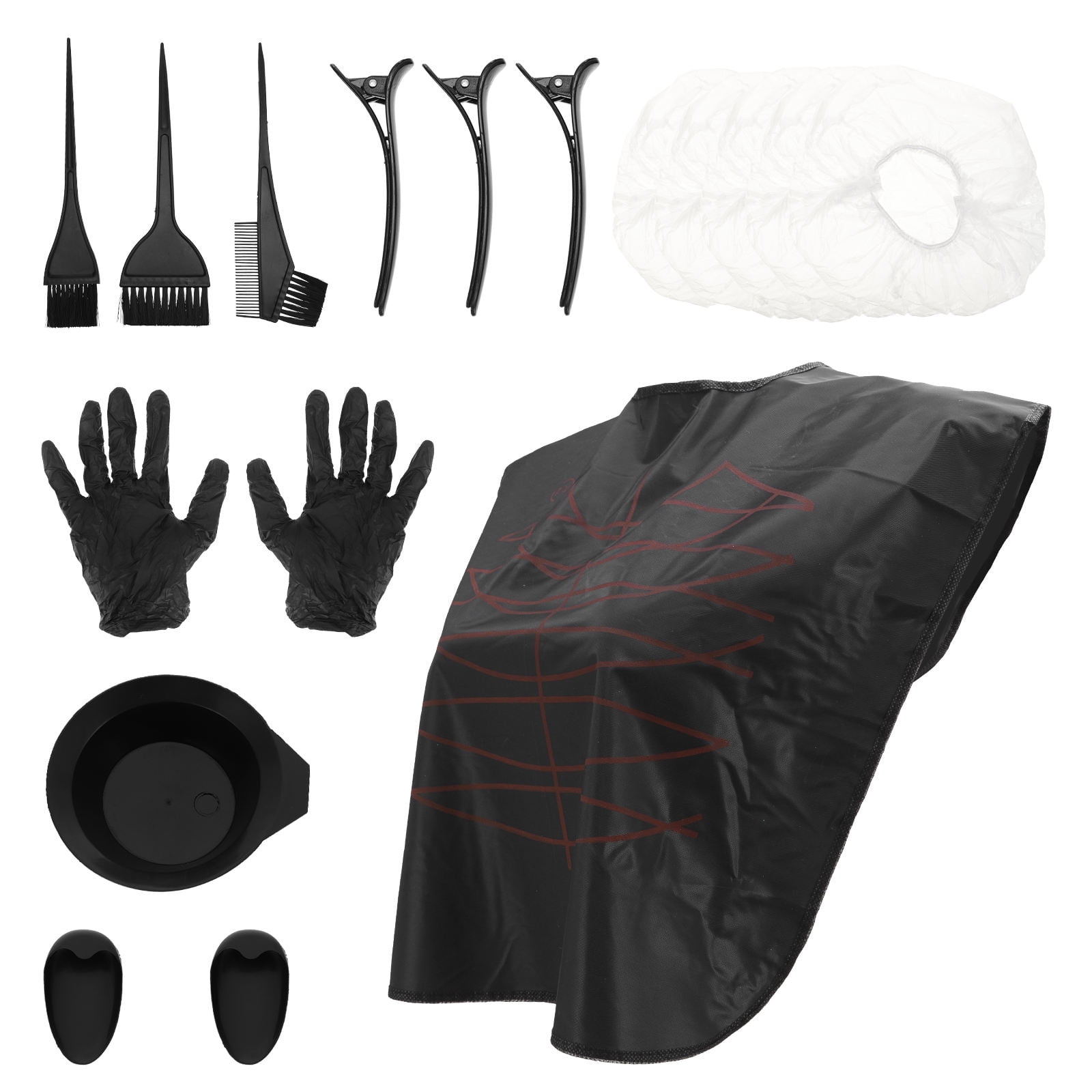 MIPCASE 9Pcs Ergonomic Design Hair Dyeing Set Plastic Hair Coloring for ...