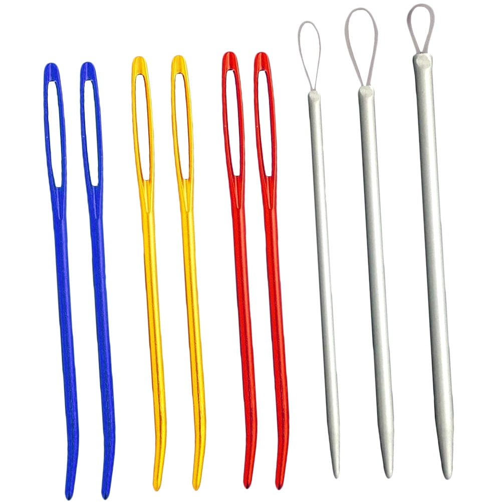 MIPCASE threading Needles Wool Needles Large-Eye Design 9pcs - Walmart.com