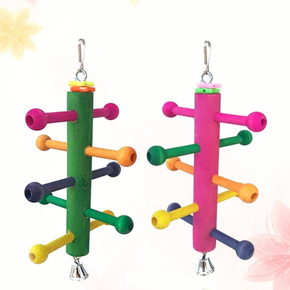 MIPCASE Birdcage Ladders Tearing Toy Natural Birdcage Rope Ladder for ...