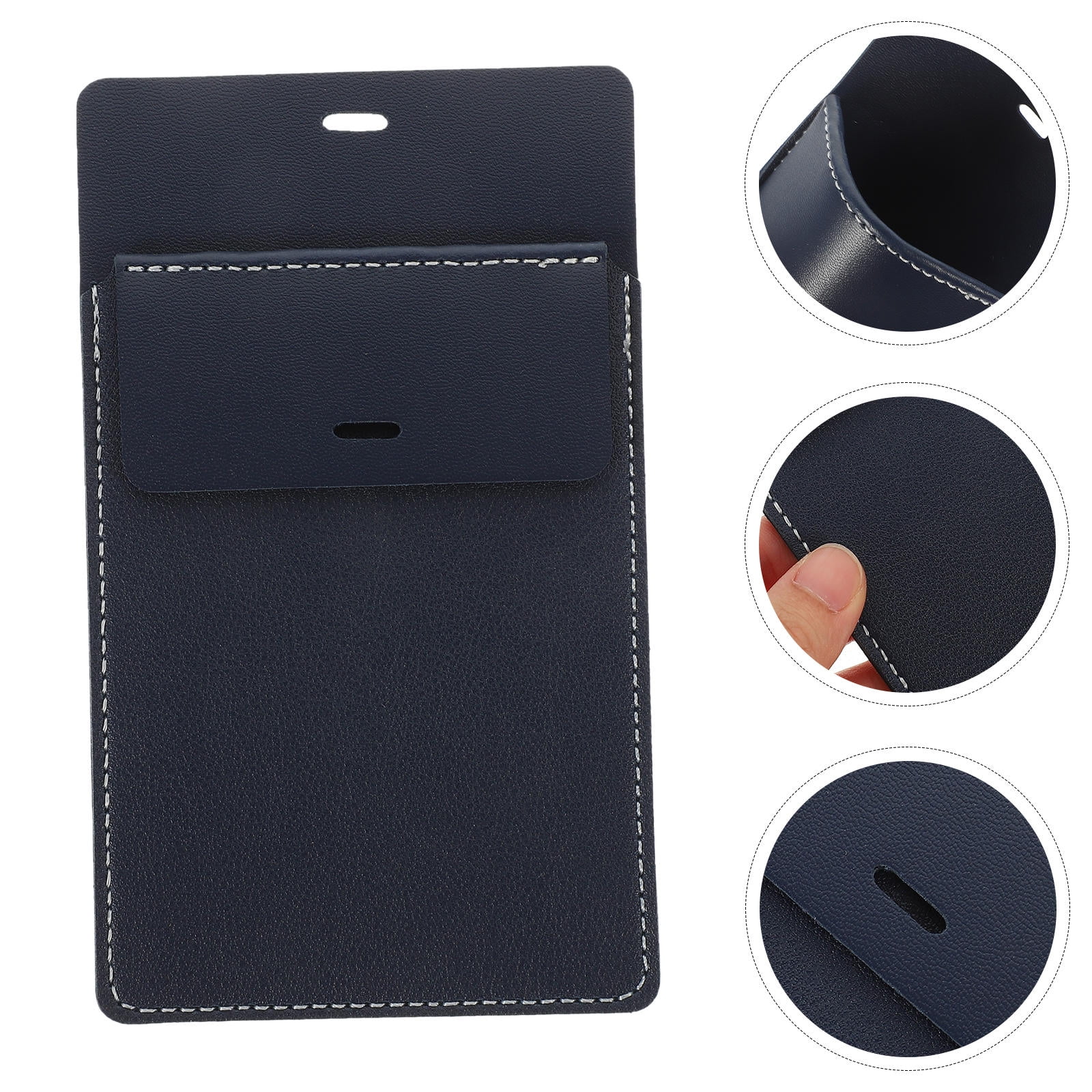 MIPCASE Blue PU Leather Pocket Organizer for Men Compact Pen Holder Fit ...