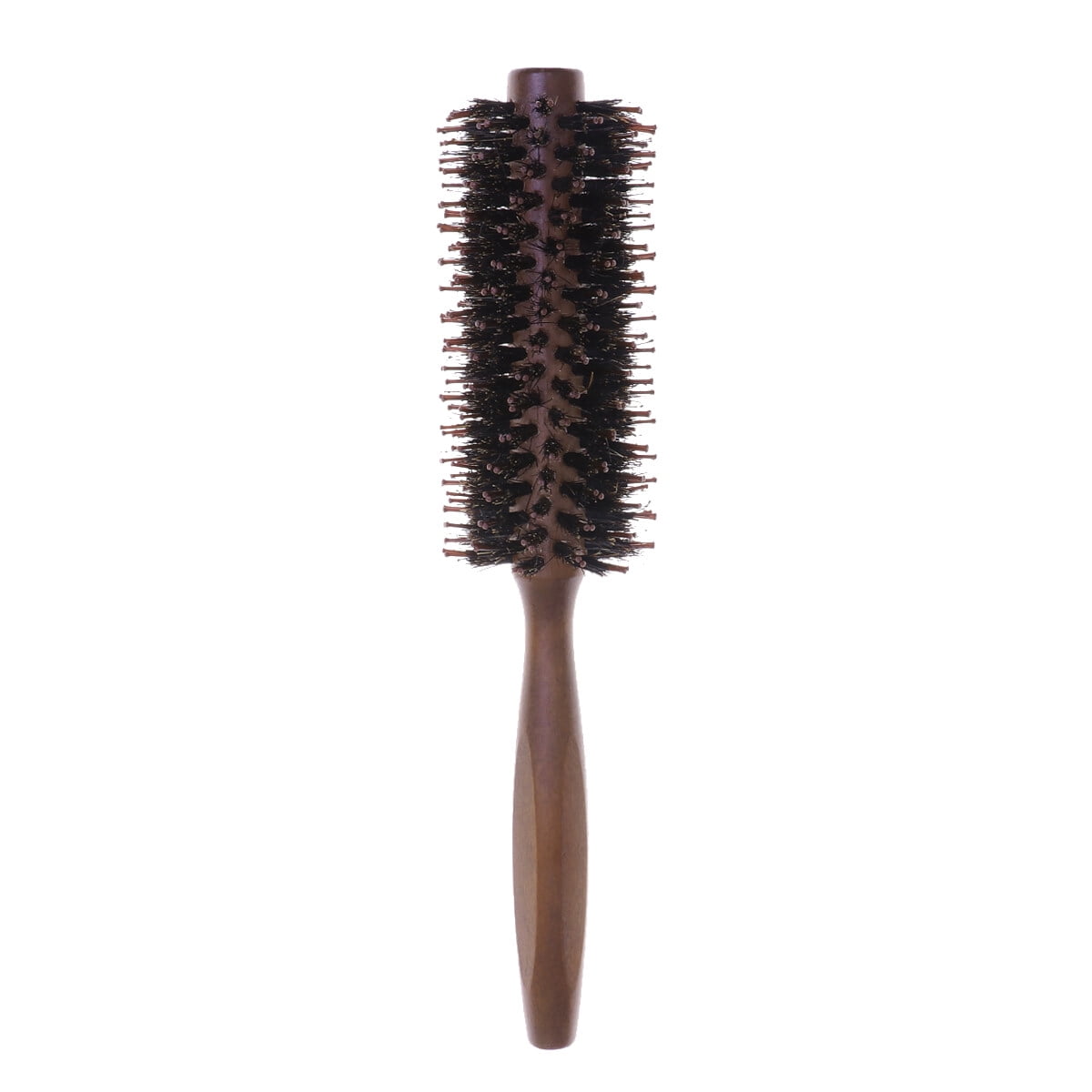 MIPCASE Bristles Round Hair Brush Comb with Wooden Handle for Drying ...
