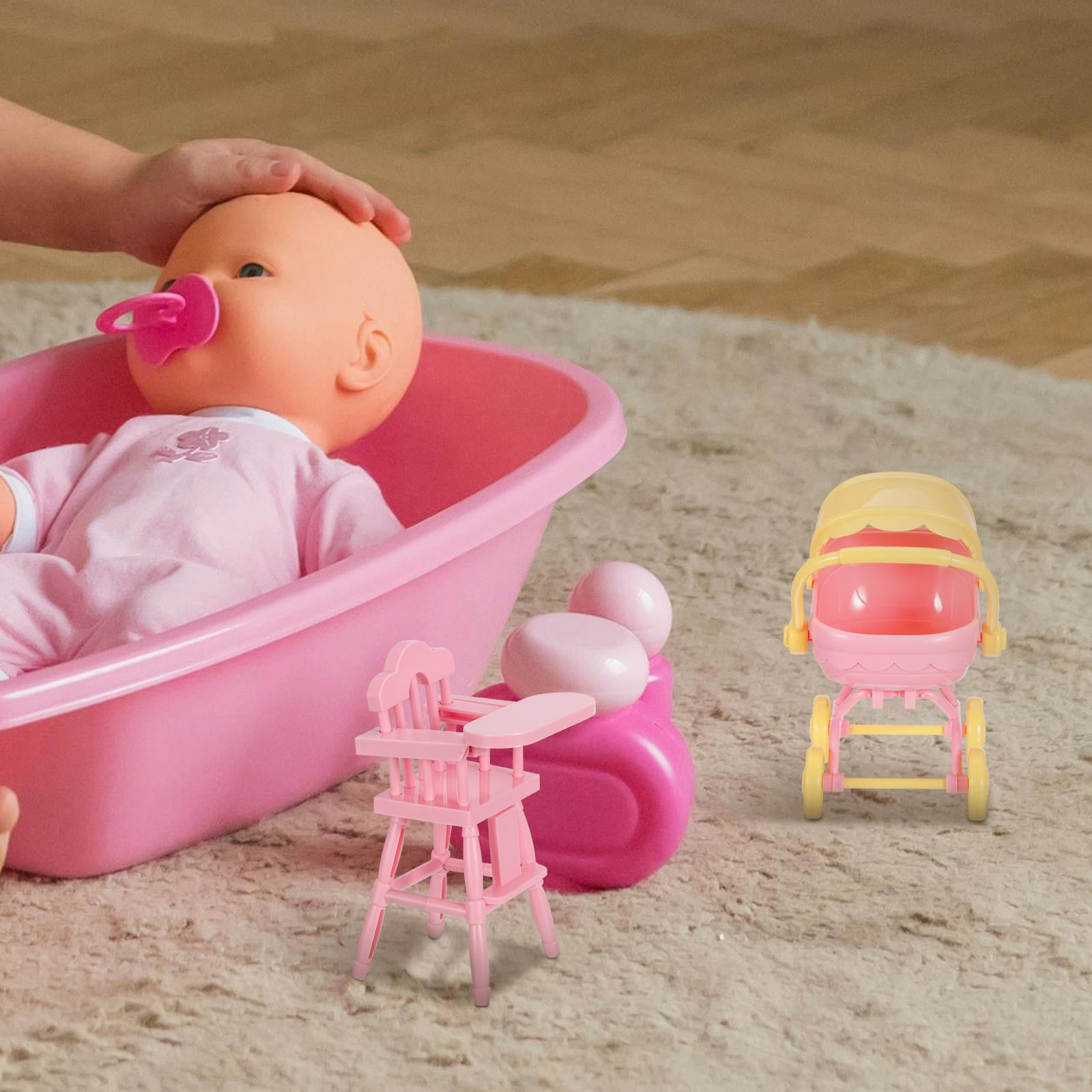 MIPCASE Doll Baby Stroller for Kids with Lifelike Design Abs Material 1 ...