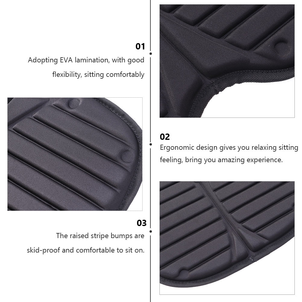 MIPCASE Black Eva Kayak Seat Cushion Pad with Ergonomic Design for ...