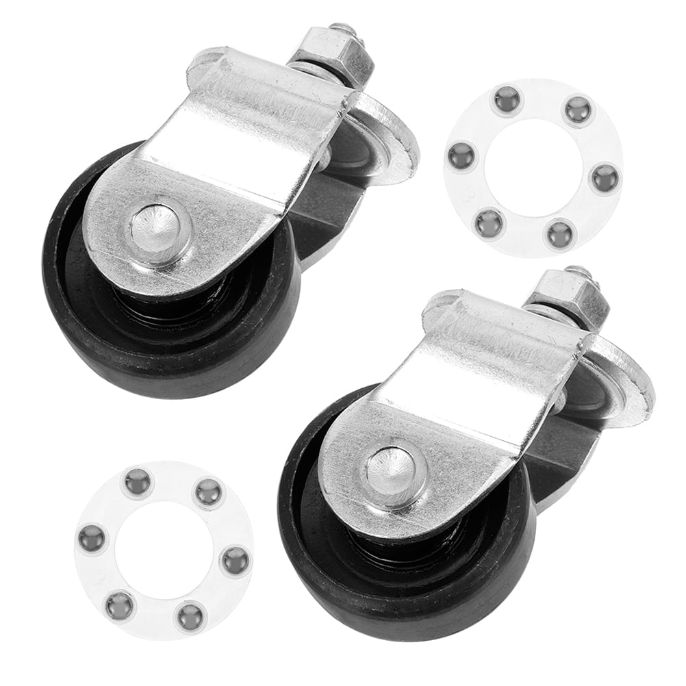 MIPCASE Heavy Duty Caster Wheels for Garage Floor Jack 2 Ton Steel ...