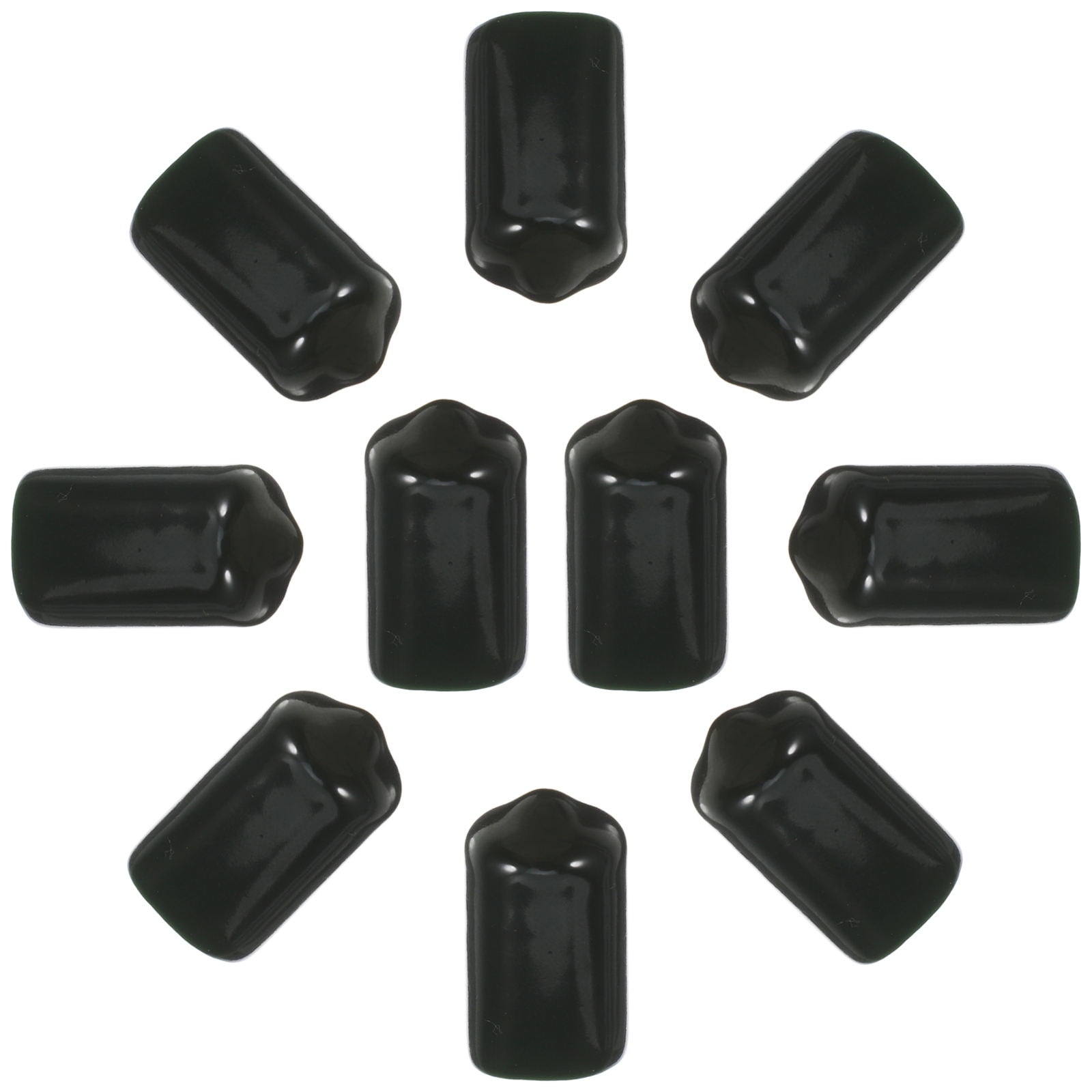 MIPCASE 24Pcs Green Plastic Cane Topper Protectors for Plant Support ...