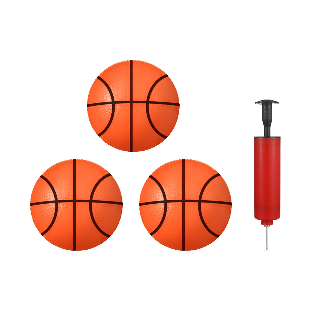 MIPCASE Inflatable Basketball for Toddlers 3Pcs 4Inch Indoor Play ...