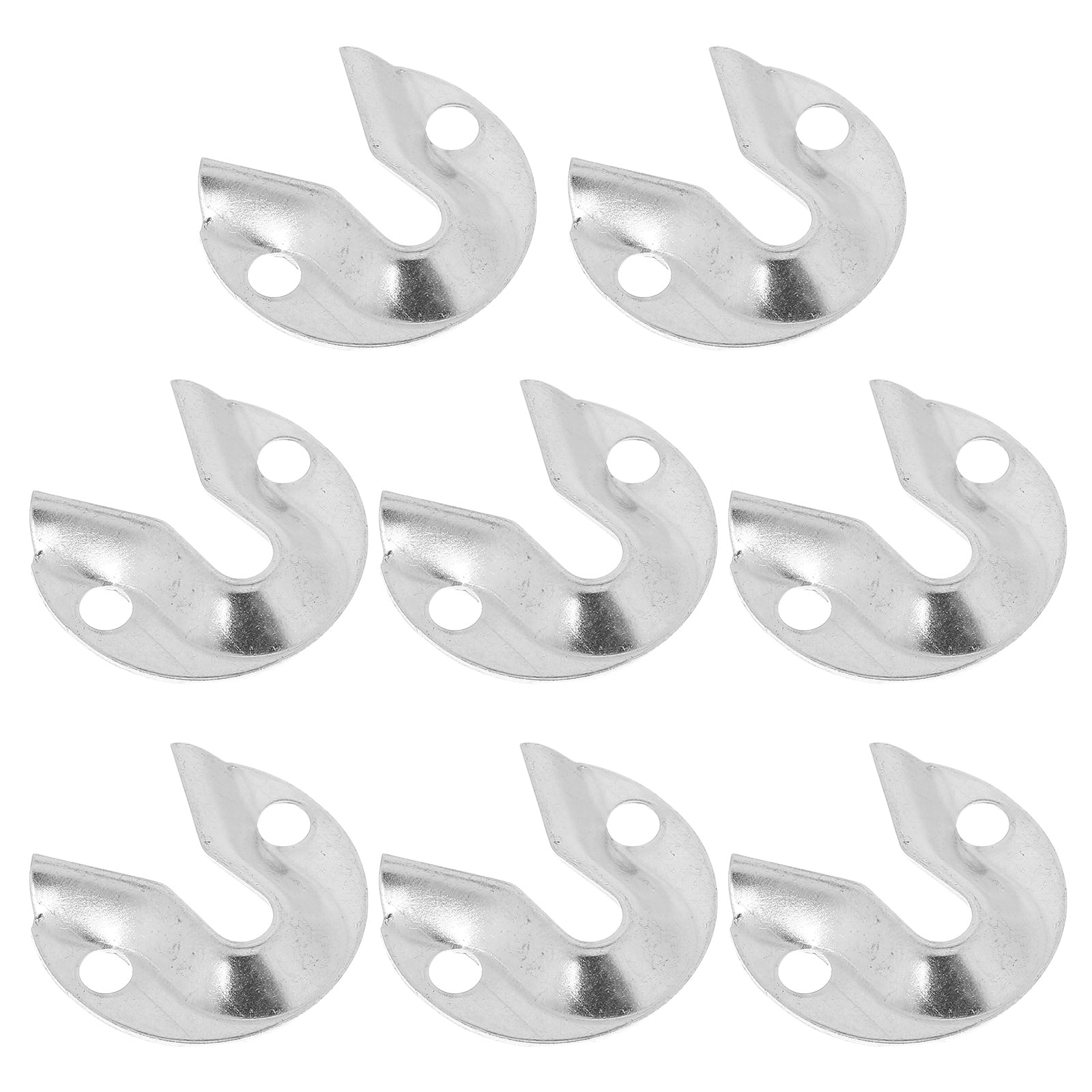 MIPCASE 8Pcs Silver Keyhole Picture Frame Hangers Durable Metal Hooks ...