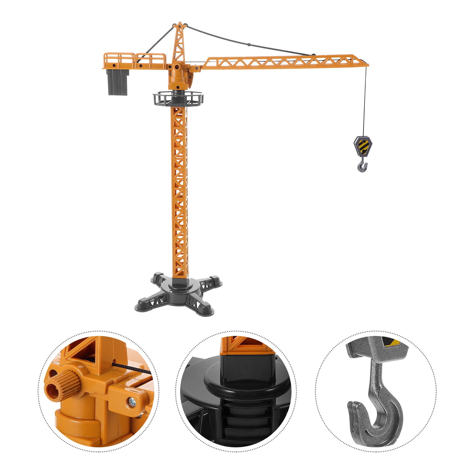 MIPCASE Multi-Color Construction Tower Crane Toy Model Set for Kids ...